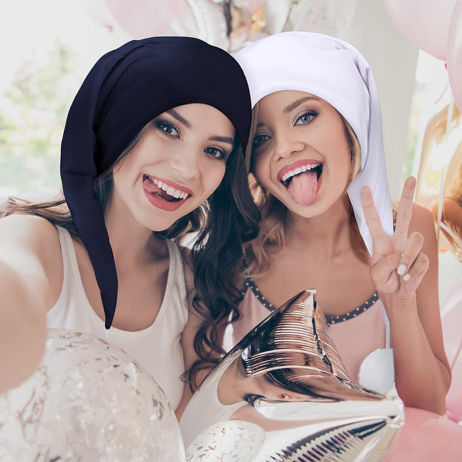 Adjustable Night Sleeping Cap Set with Pom Ball - 4 Colors | Buy Now ...