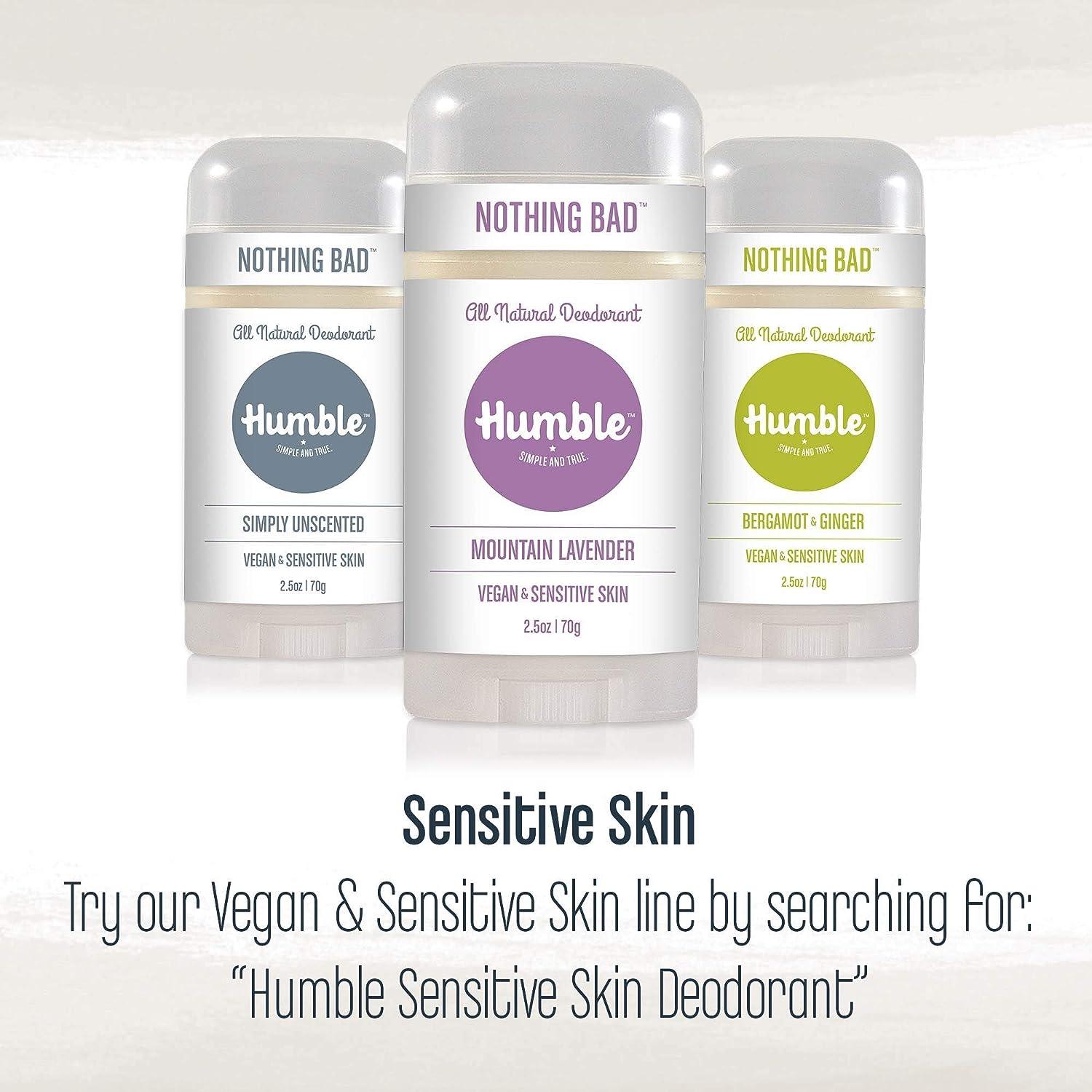 Humble Brands All Natural Aluminum Free Deodorant Stick - Mountain ...