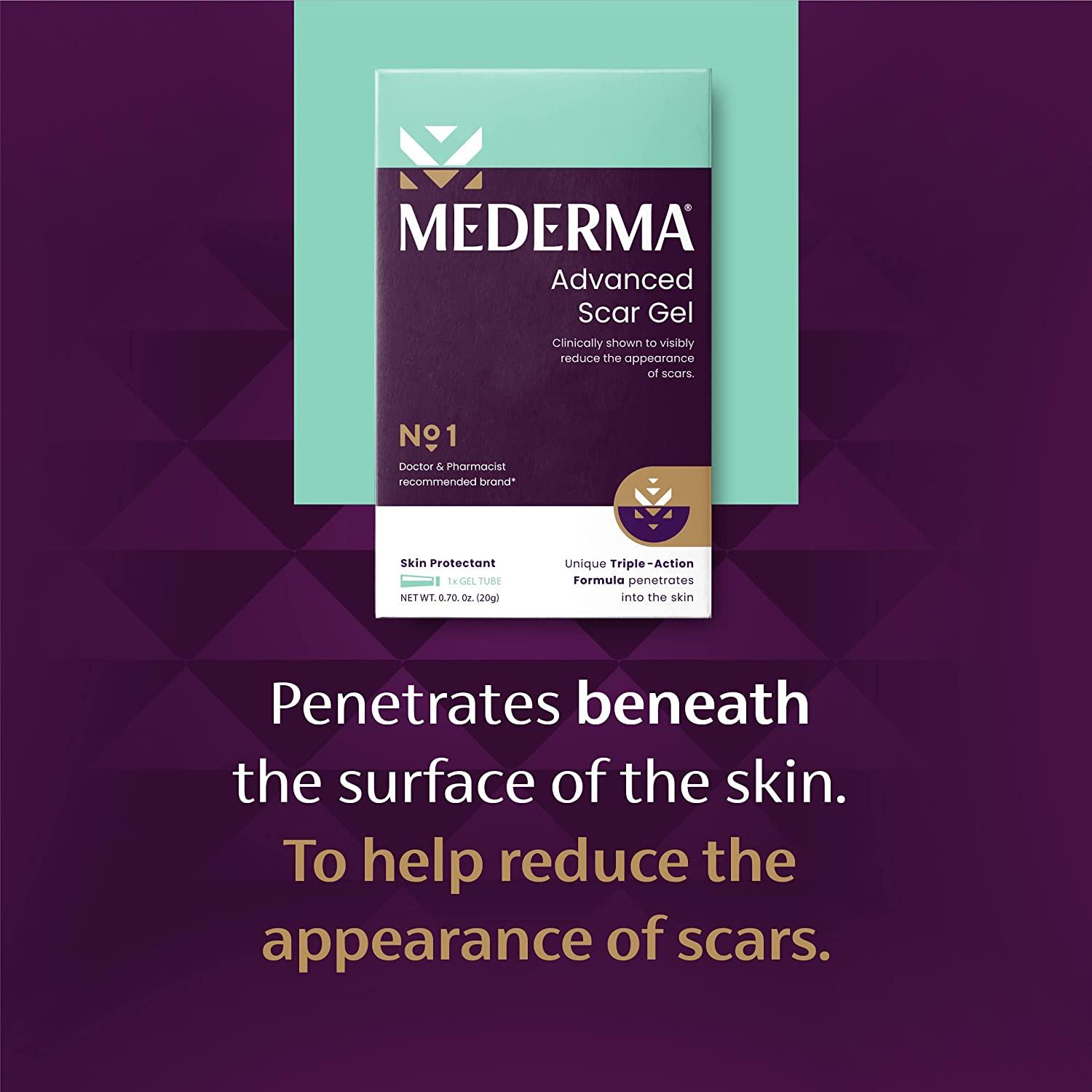 Mederma Advanced Scar Gel - Doctor & Pharmacist Recommended - 0.70oz ...