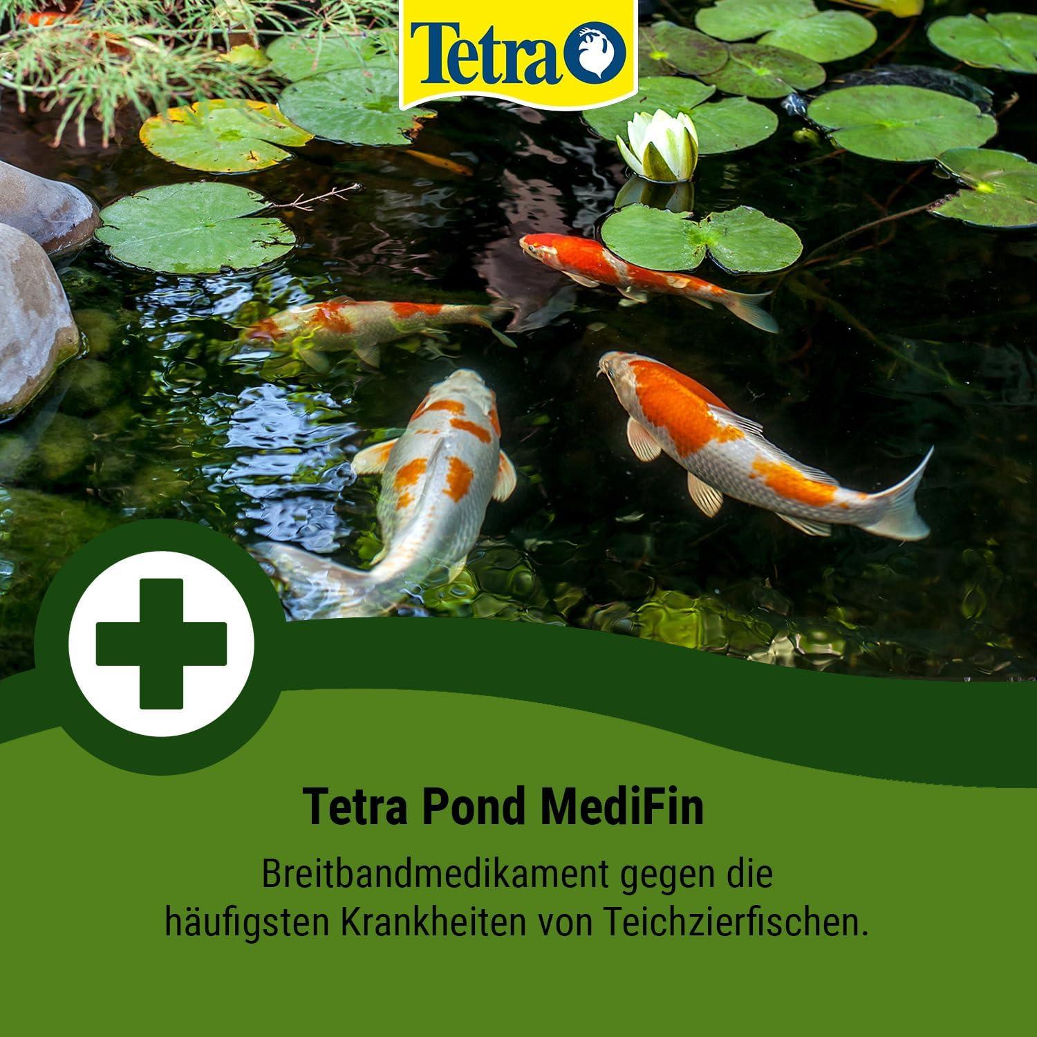 Tetra Pond Medifin 500ml - Effective Disease Treatment & Prevention for Pond Fish ...