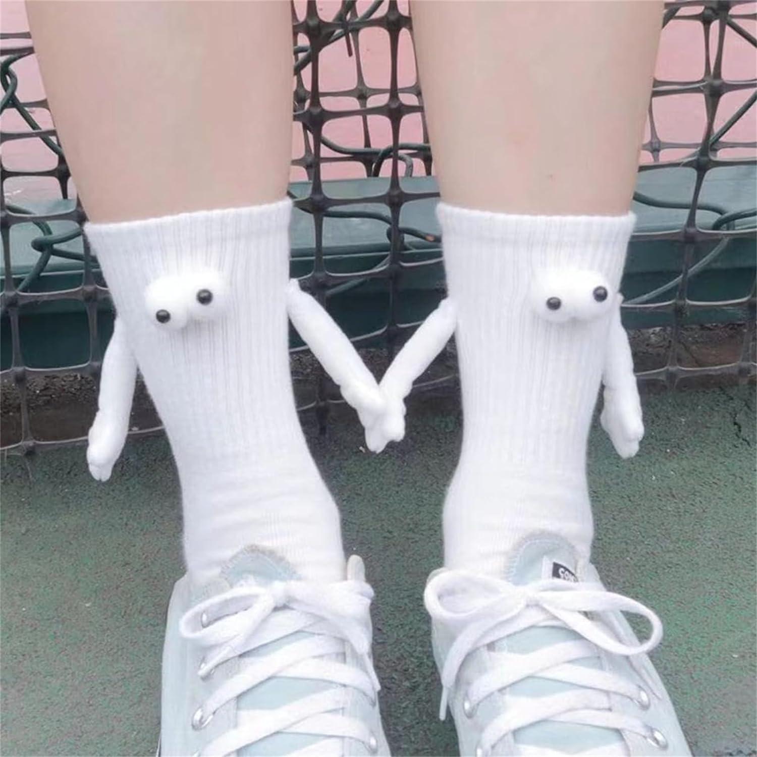 OSMARI Funny Magnetic Suction 3D Doll Couple Socks - Unisex Funny ...