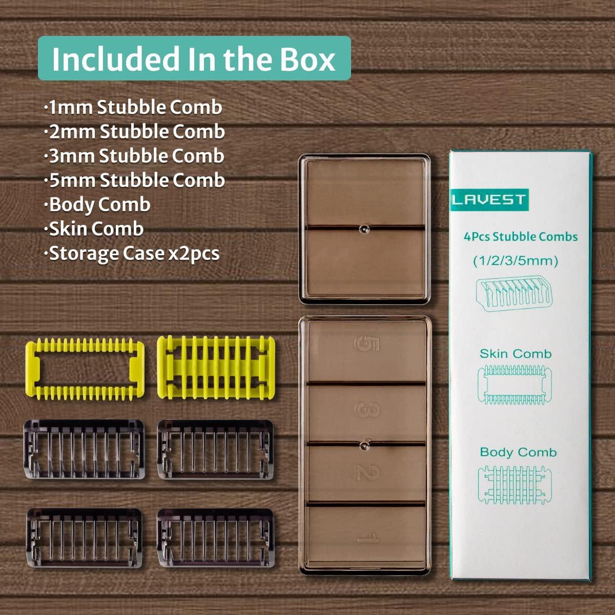 6Pcs Guide Combs for Philips One Blade & One Blade Pro QP Series ...