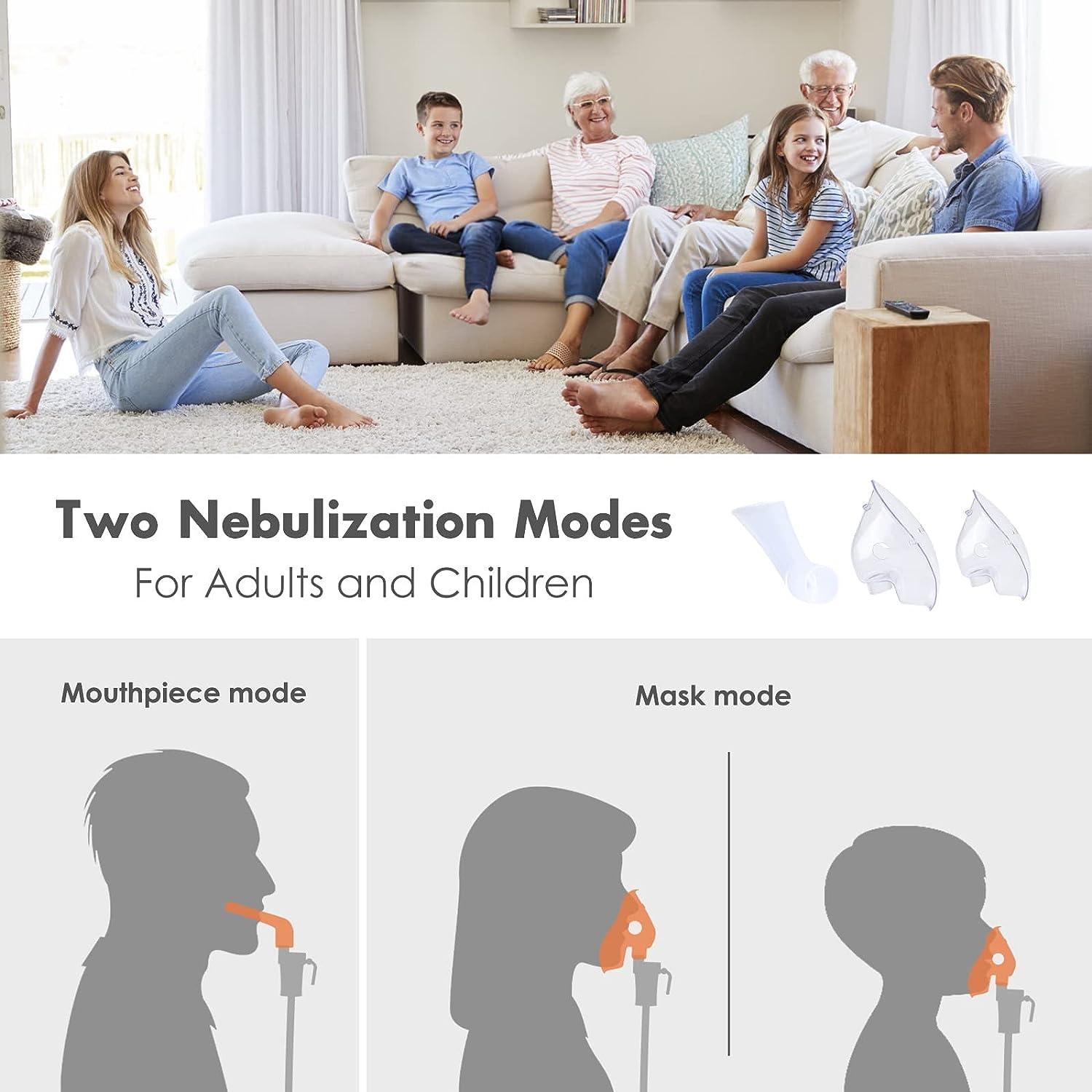 Spriek Portable Compression Nebulizer for Adults & Kids - Digital ...