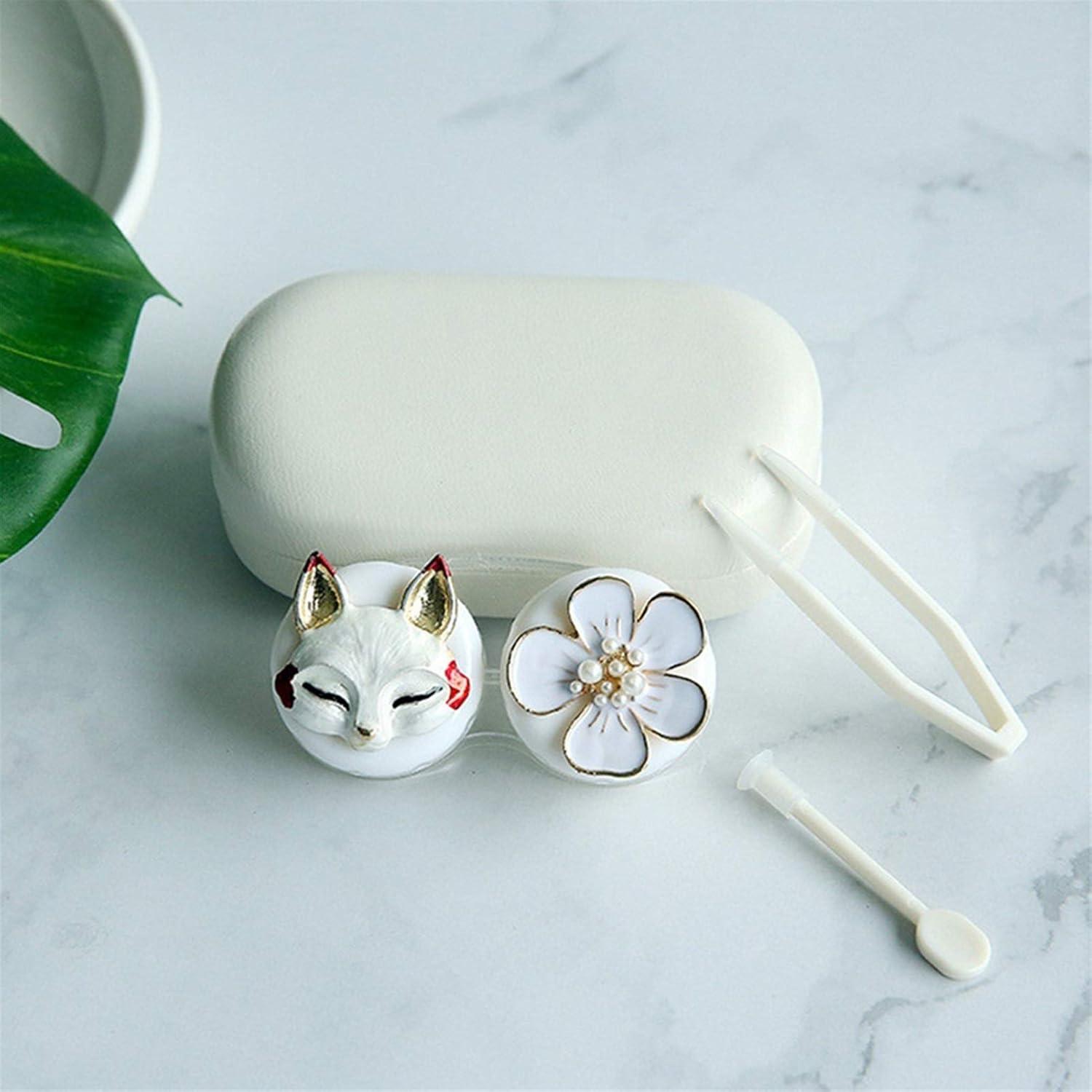 Lentil Storage & Cartoon Animal Contact Lens Containers | Cute Plastic ...