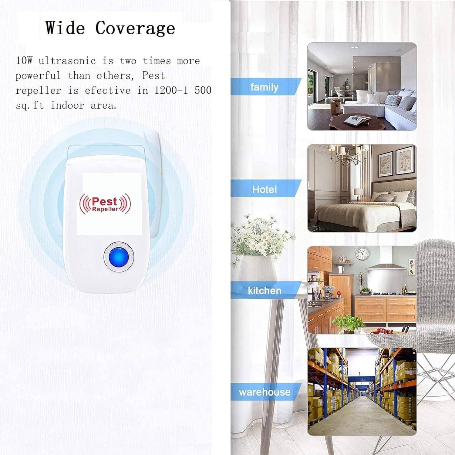 Ultrasound Pest Control - 6 Piece Electronic Mosquito & Insect Defense ...