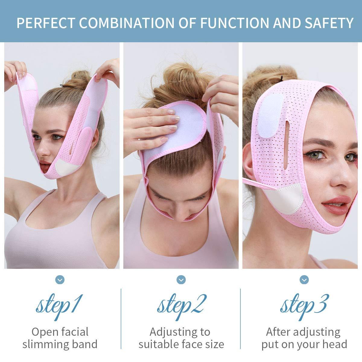 Face Slimming Strap - Double Chin Reducer for V Line Lifting - Pain ...