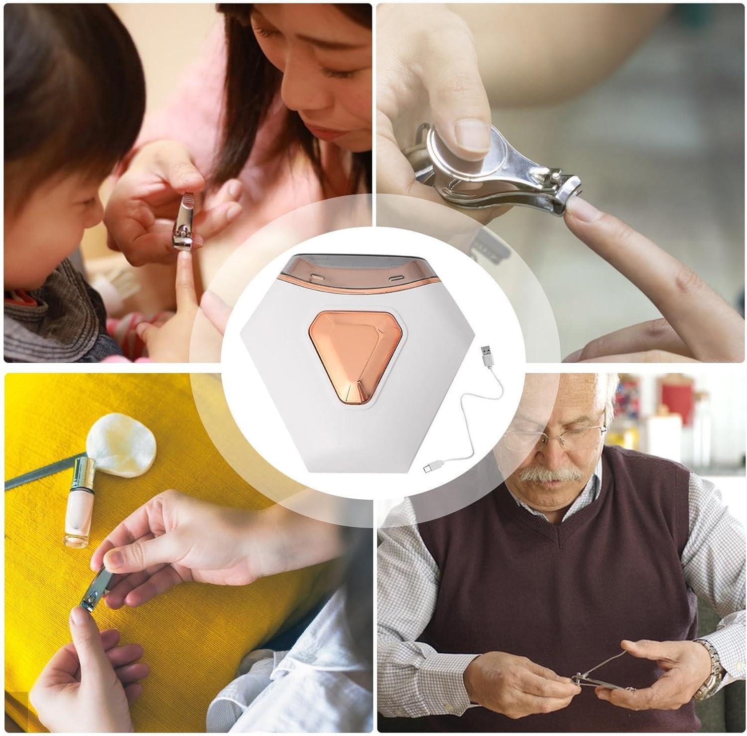 Automatic Nail File | Automatic Fingernail Cutter 2-in-1 Fingernail ...
