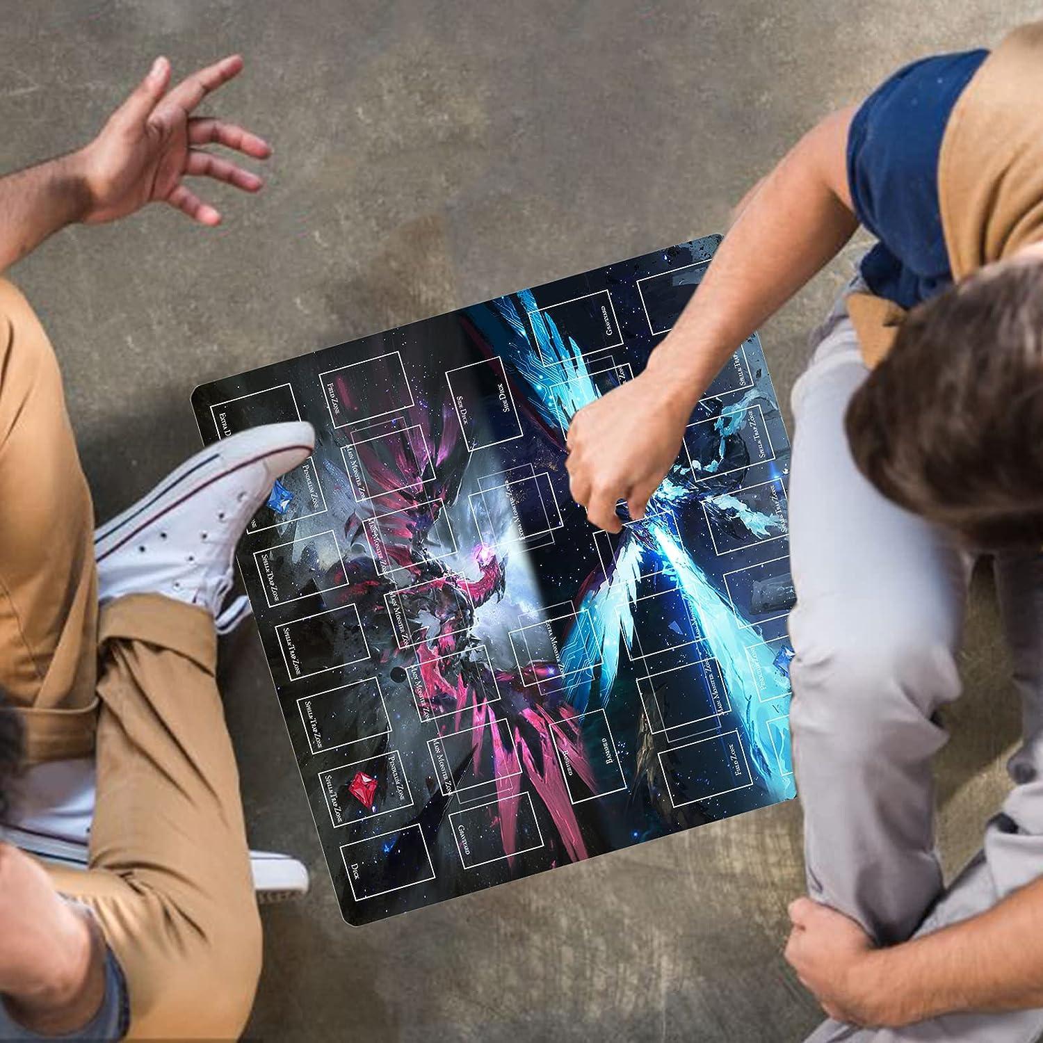 Sabermaster Card Rubber Mat - 2 Player Square Yugioh Playmat | 60x60cm ...