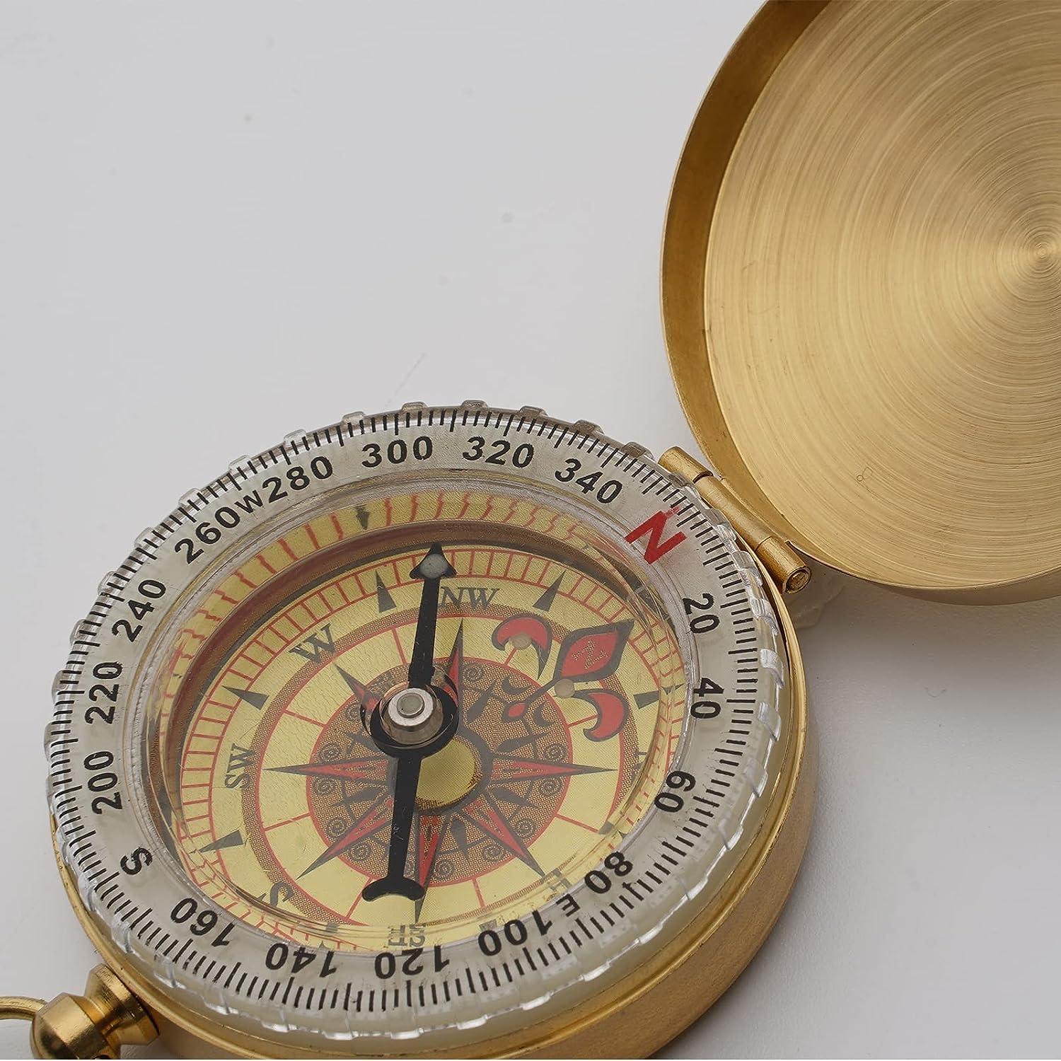 Pocket Compass Portable Pocket Watch Compass Classic Pocket Compass for ...