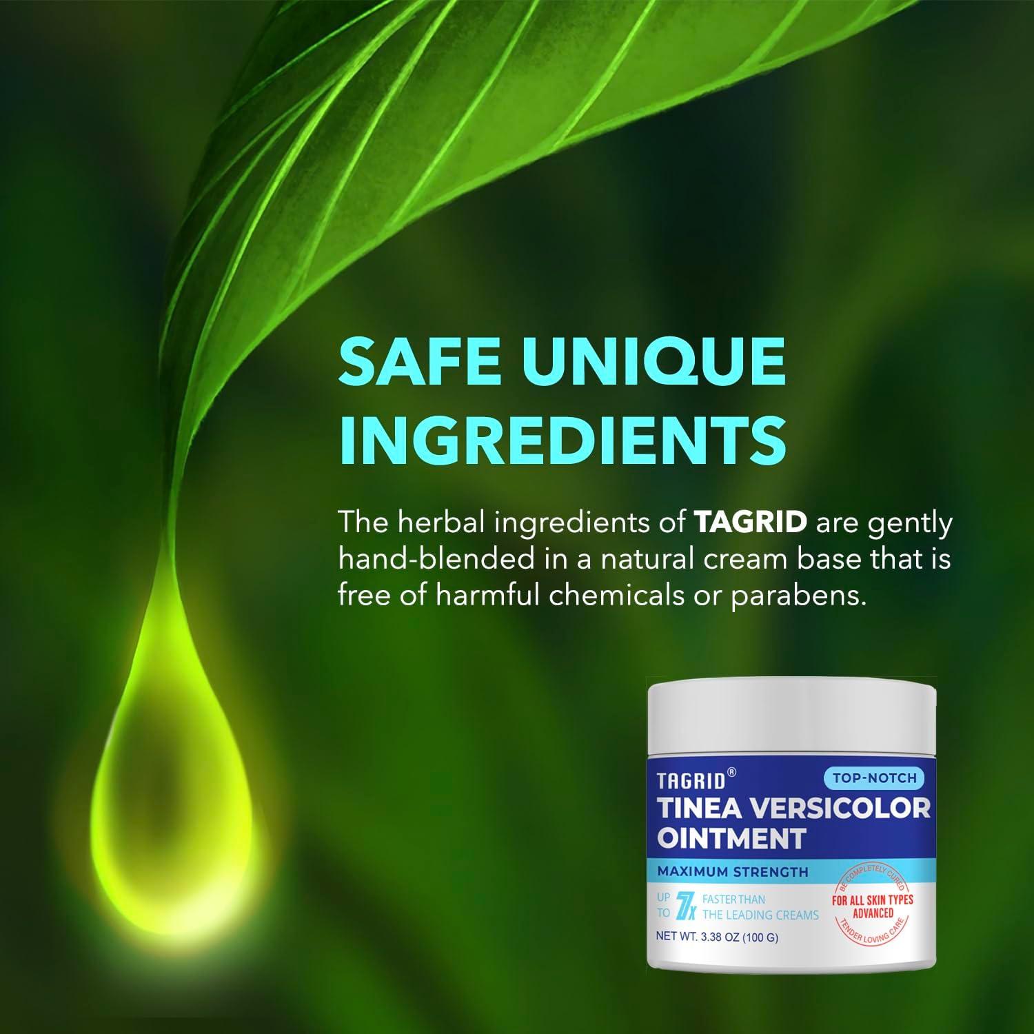 TAGRID Upgrade Tinea Versicolor Treatment - Fast & Powerful Ringworm ...