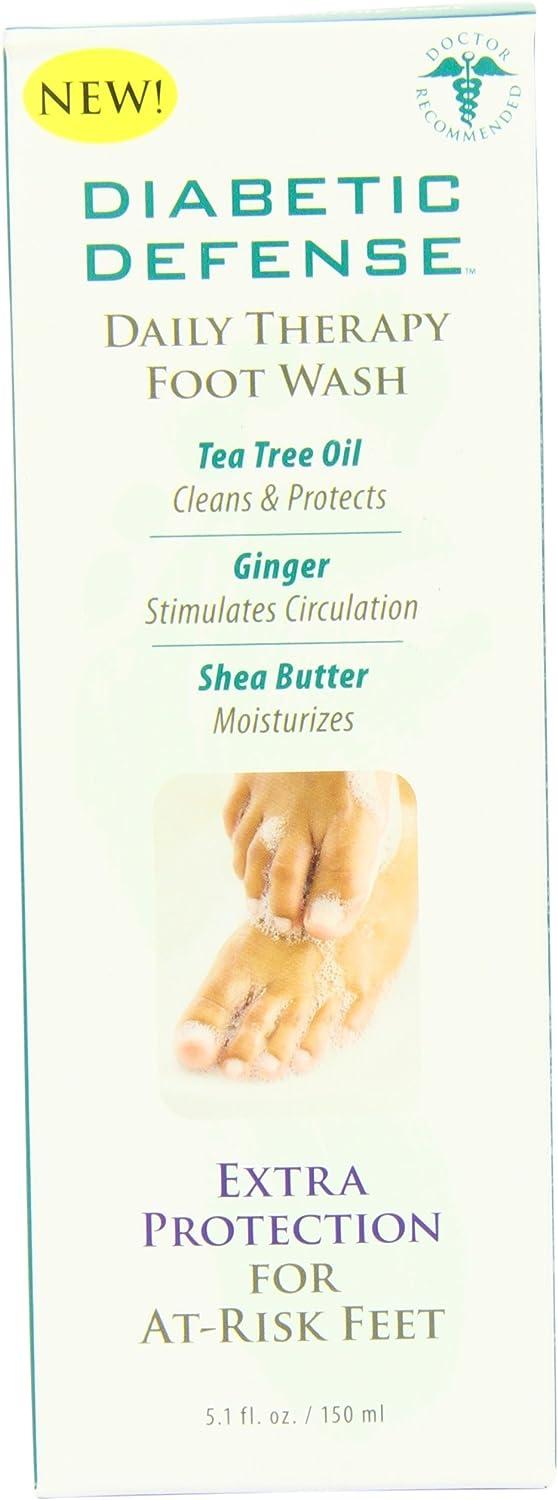 PediFix Diabetic Defense Daily Therapy Foot Wash 5.1oz