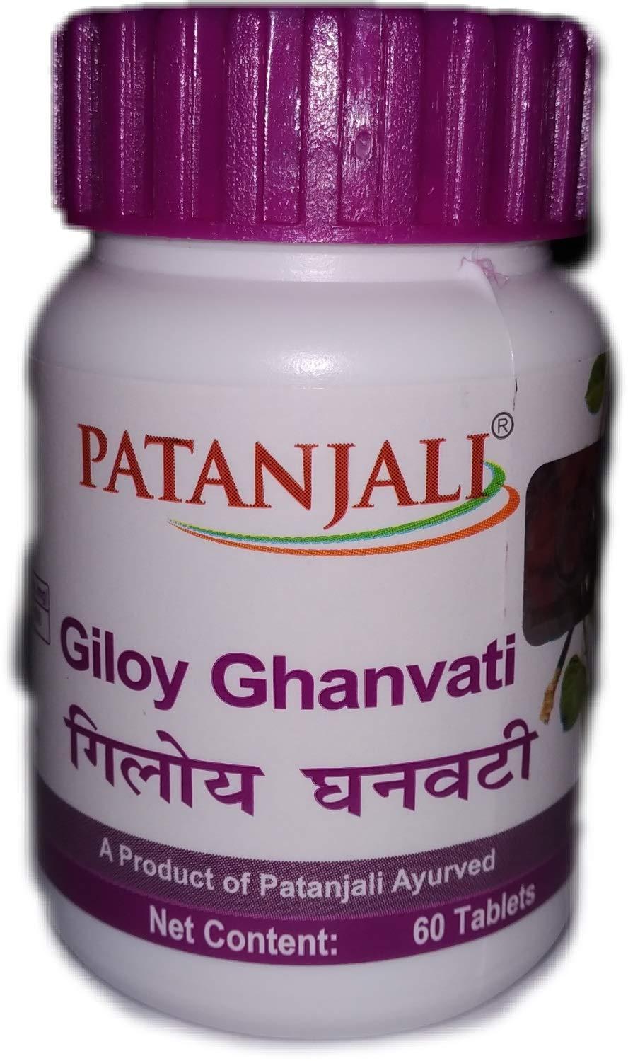 Patanjali Giloy GhanVati 60 Tablets (Pack of 2) | Buy Now with Express ...