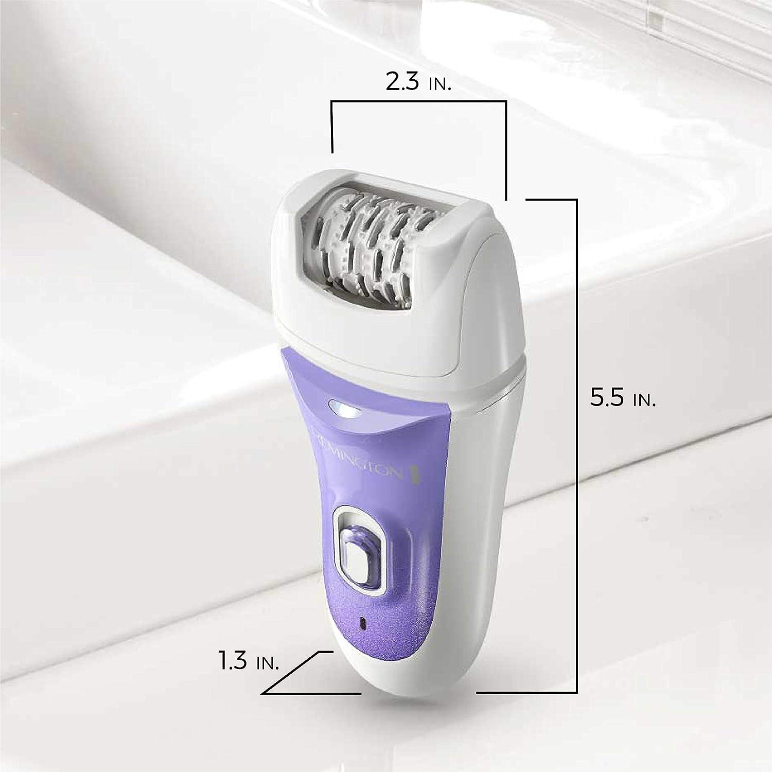 Remington Smooth & Silky EP7030E Purple Epilator | Rechargeable Deluxe ...