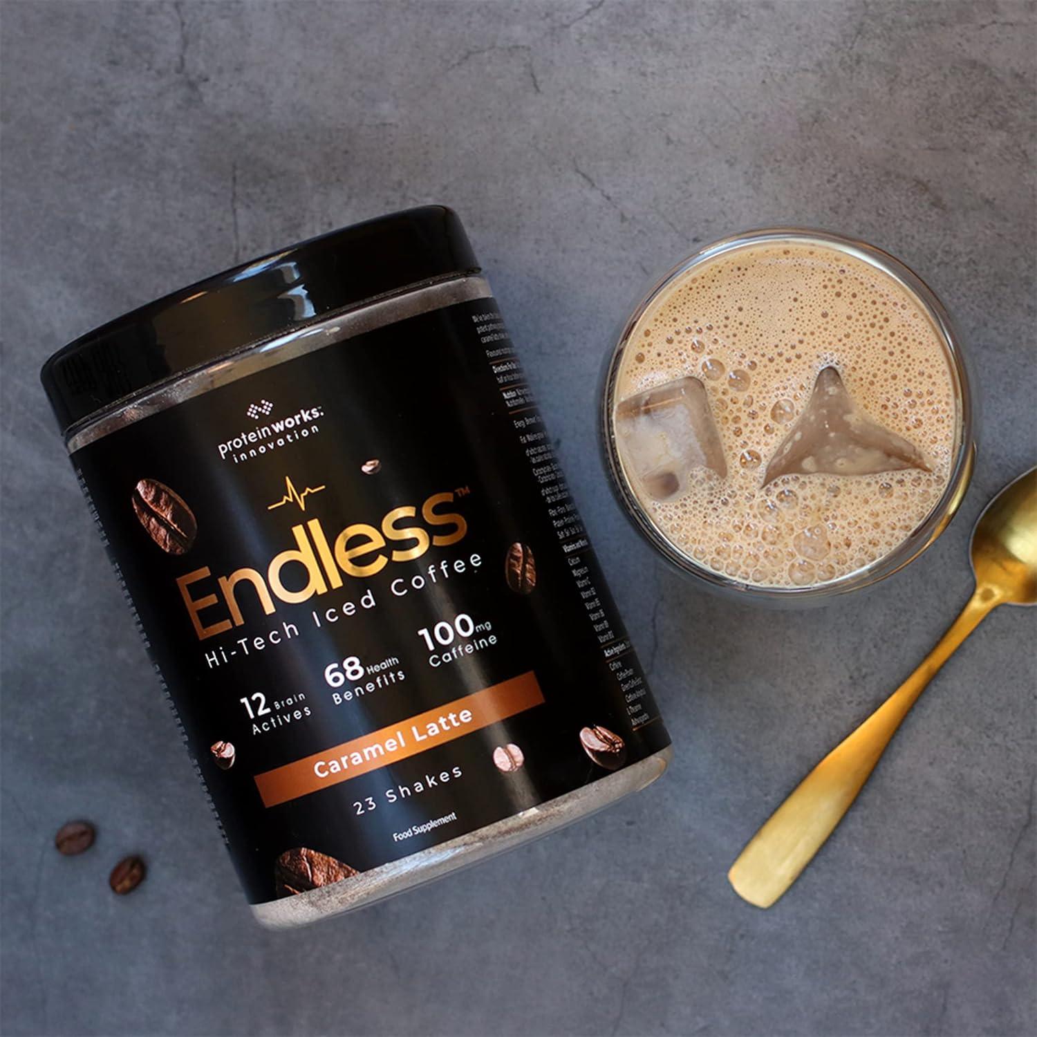 Protein Works Endless Coffee 460g - Brain & Cognitive Support | Zero ...