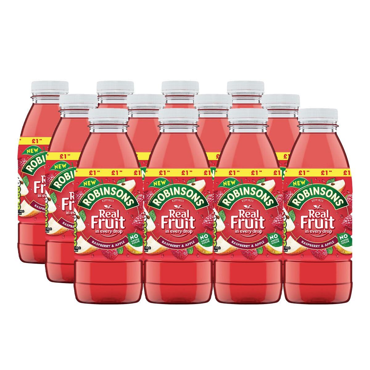 Robinsons Real Fruit Ready To Drink Juice Drink 12 x 500ml (Apple ...
