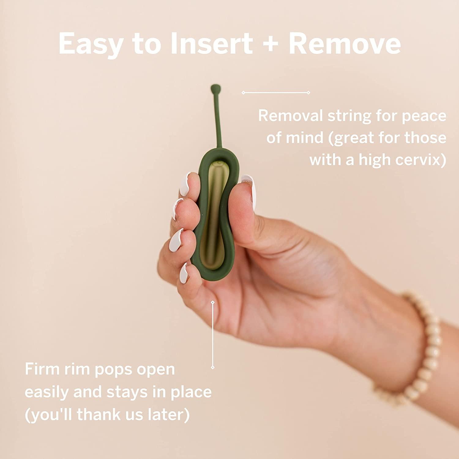 Pixie Menstrual Disc - Removable Stem - Soft & Reusable Silicone - 12 ...