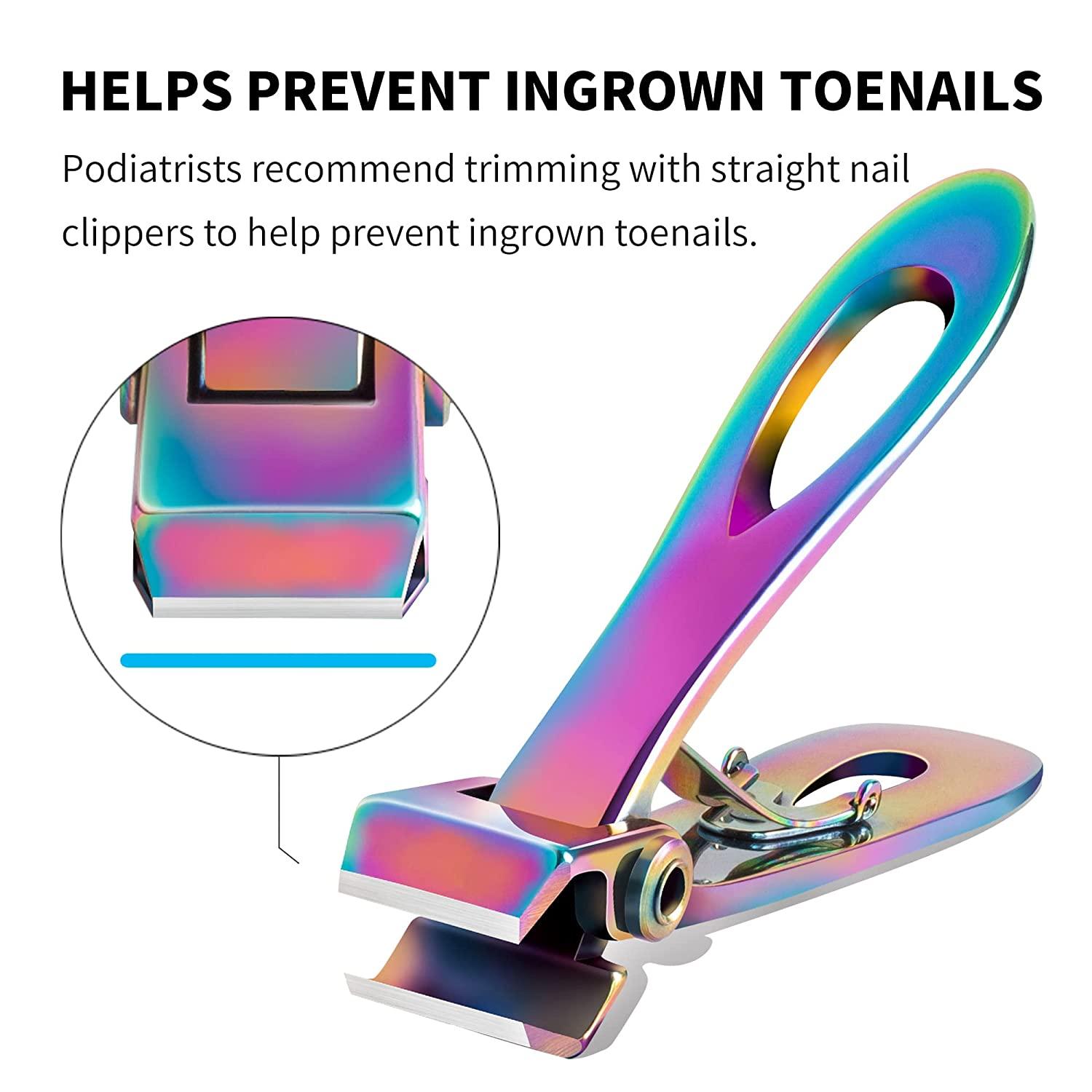 EBEWANLI Straight Toenail Clippers | 17mm Extra Wide, Heavy Duty for ...