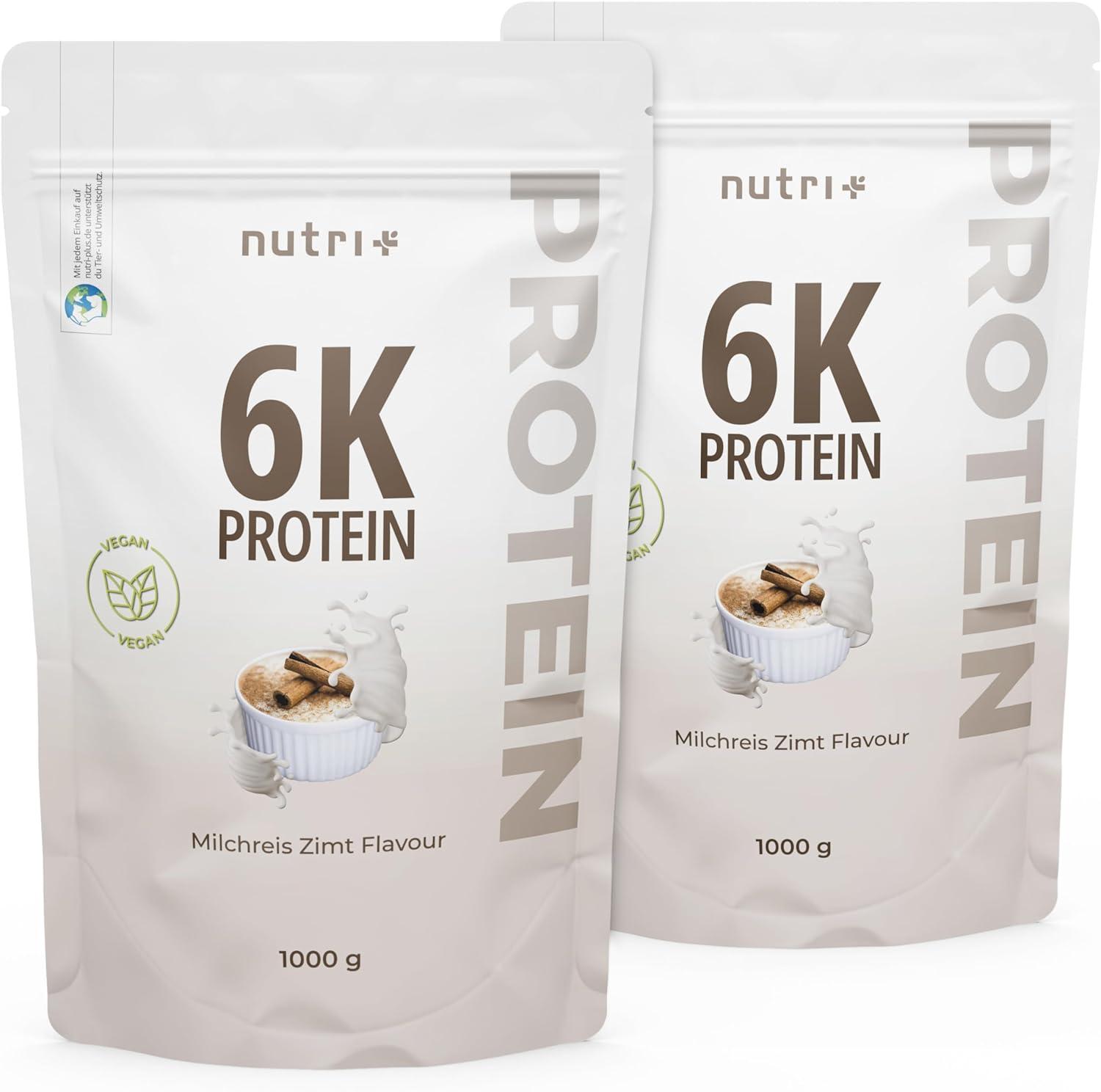 Nutri+ High Protein Powder - Rice Cinnamon 1kg | 6000mg Protein Shake ...