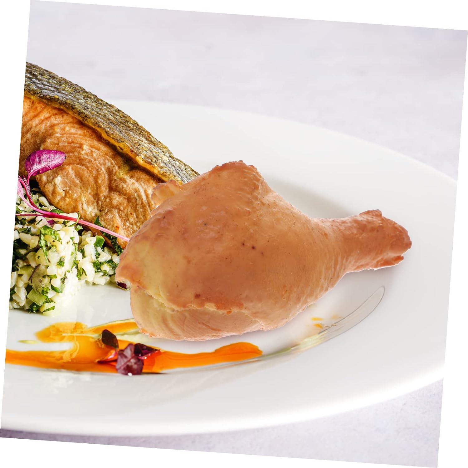 Abaodam 2pcs Simulated Food Chicken Drumsticks Prop Fried Chicken ...