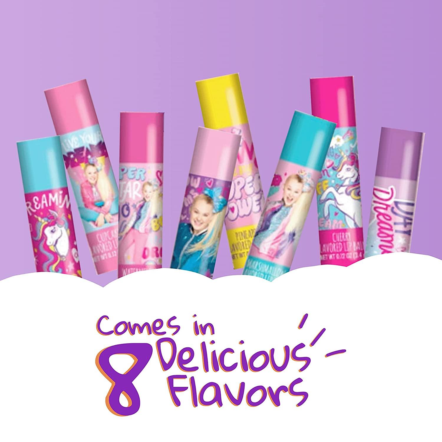 Taste Beauty JoJo Siwa Tinted Lip Balm Variety Pack - 8 Flavored Tubes ...
