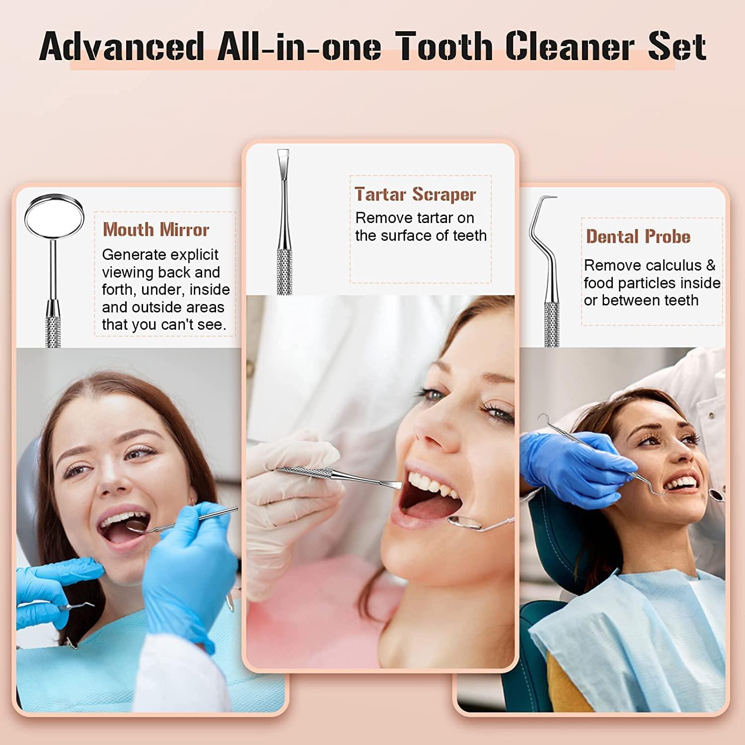 Plaque Remover for Teeth, Electric Tooth Cleaner Tartar Remover for ...