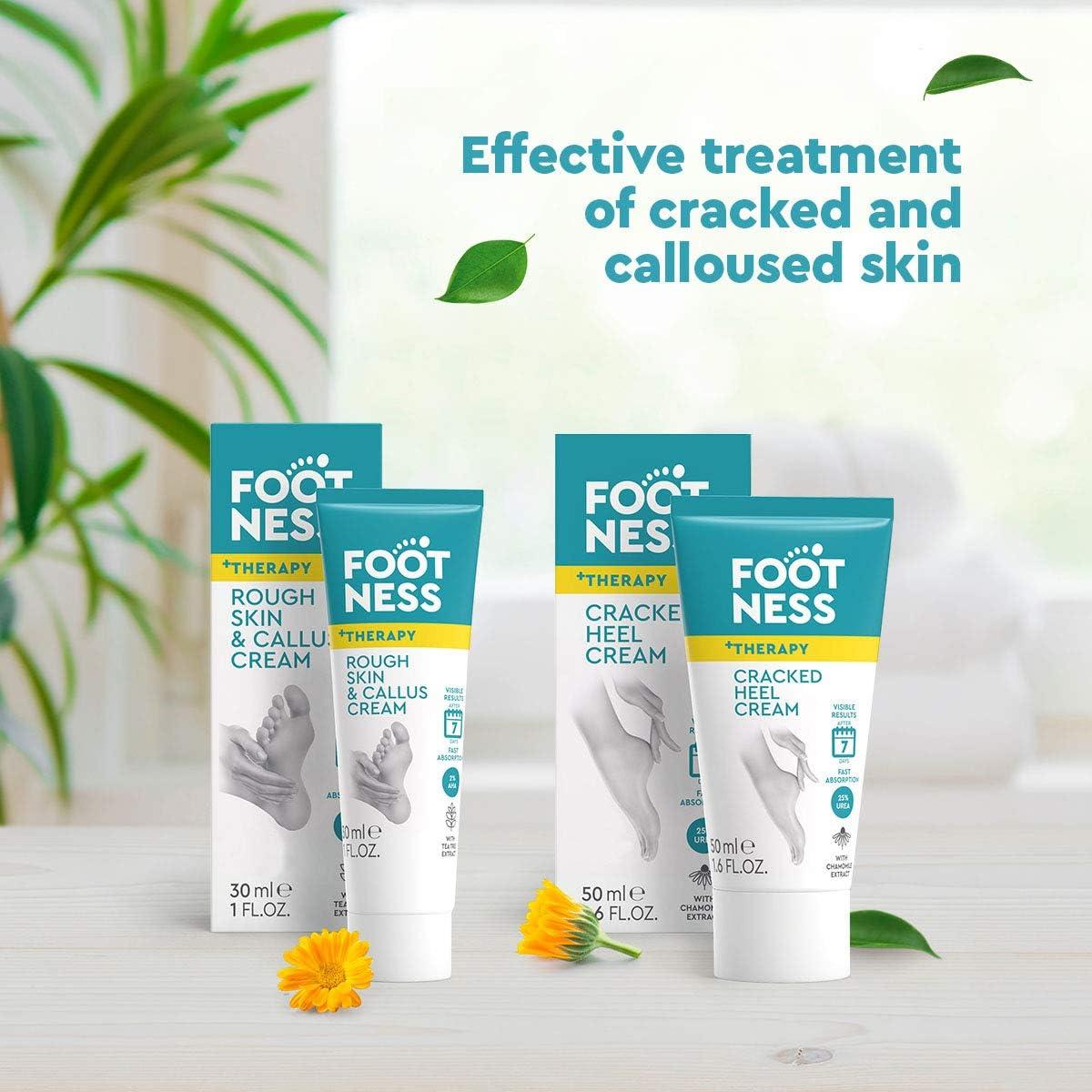 FOOTNESS Callus Cream with 2% Salicylic Acid - Smooth & Soften Rough ...