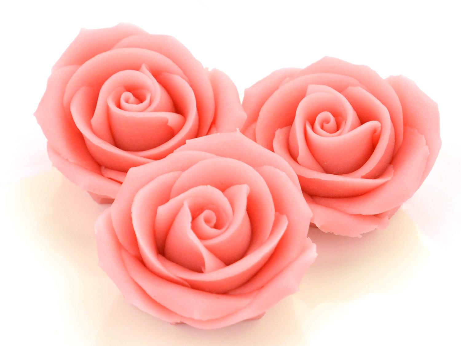 Buy Large Pink Marzipan Roses - 16 Pieces | International Shipping ...