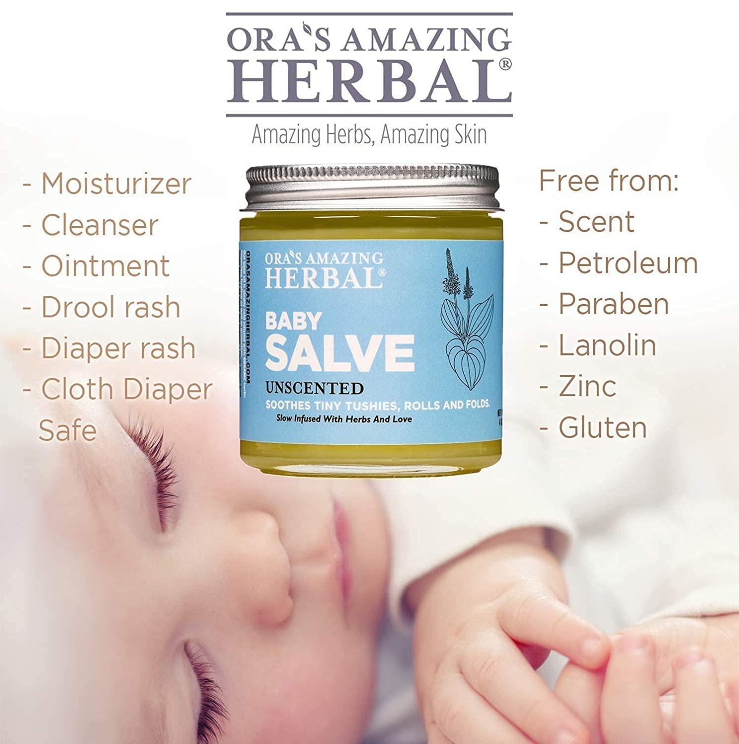 Baby Salve: Diaper Rash & Eczema Balm for Babies & Toddlers - Natural ...