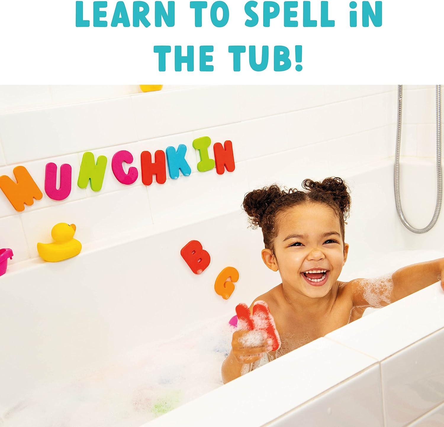 Munchkin Learn Bath Foam Letters & Numbers | Mess-Free, Creative ...