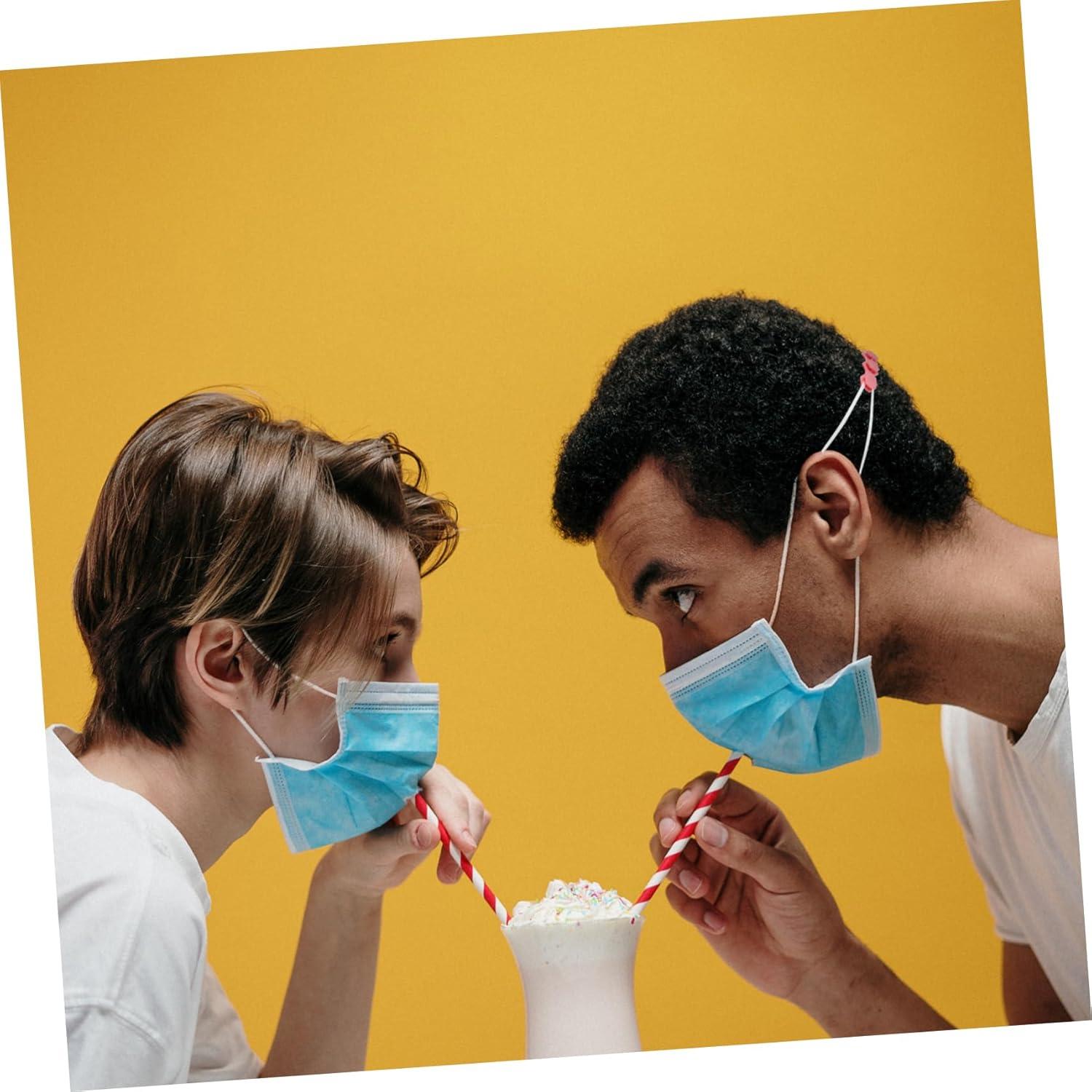 AMOSFUN 30-Piece Masking Hook Ear Removable Buckle - Extendable Facial ...