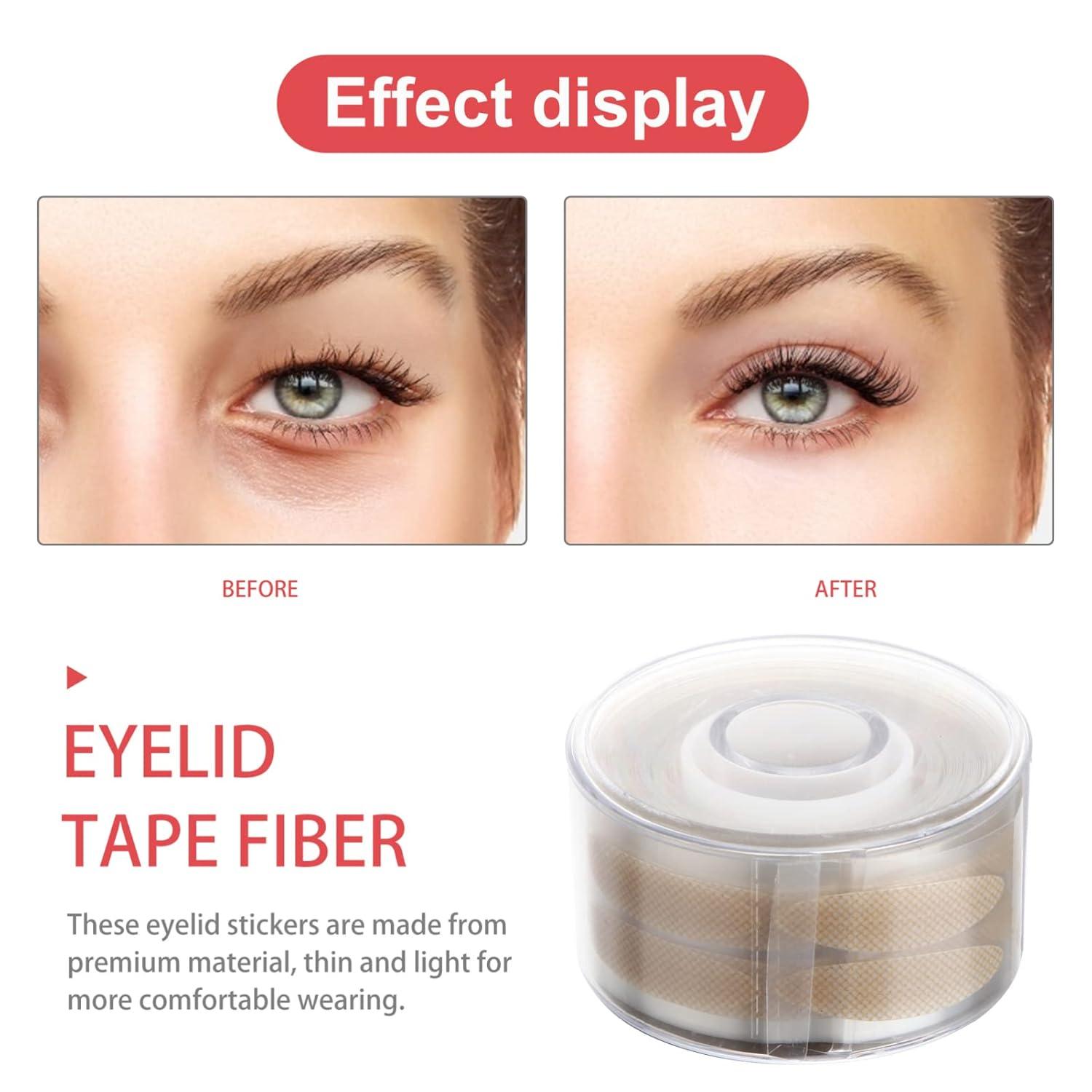 Beaupretty 600pcs Double Eyelid Tape - Invisible Breathable Adhesive for Hooded Droopy and Mono ...