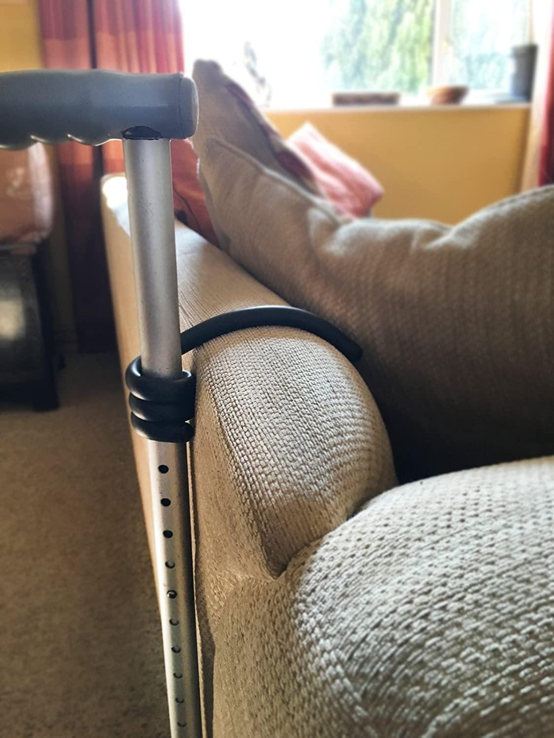 Walking Stick Holder Pack of 2 Ties - Easy & Safe Storage Solution ...