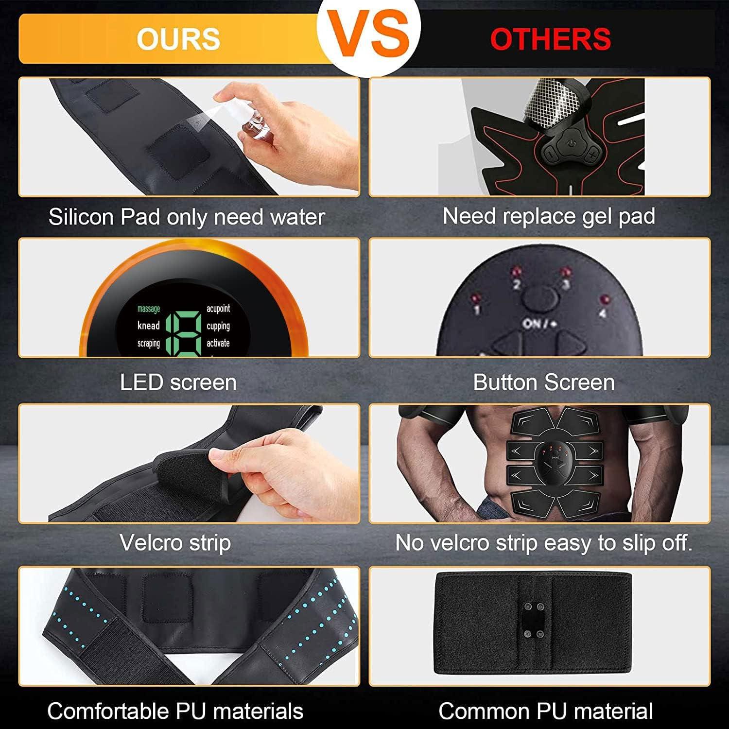 Buy EMS Belly Trainer - Portable Electrical Abdominal Muscle Stimulator ...