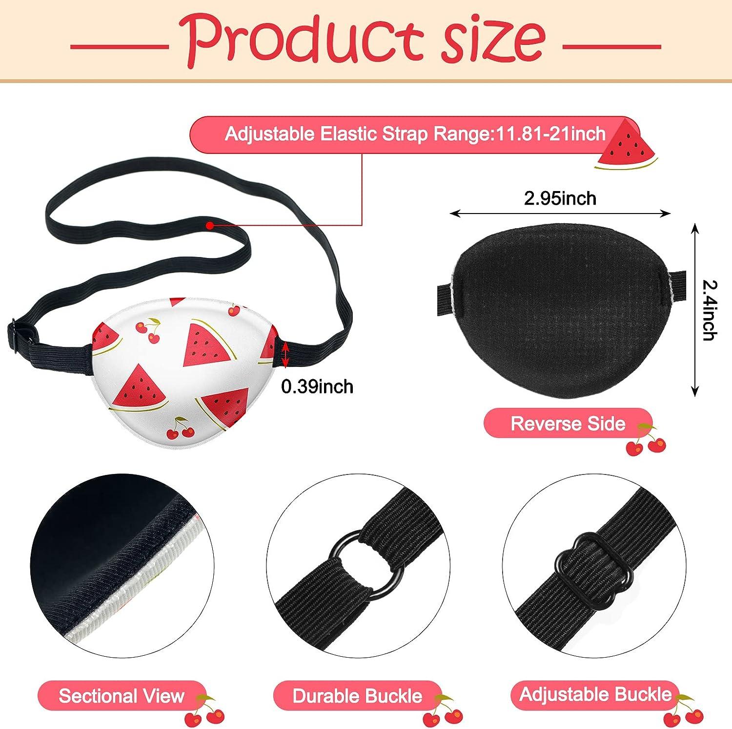 8 Pcs Adjustable Kids Eye Patches for Lazy Eye - Reusable Cute Boys ...