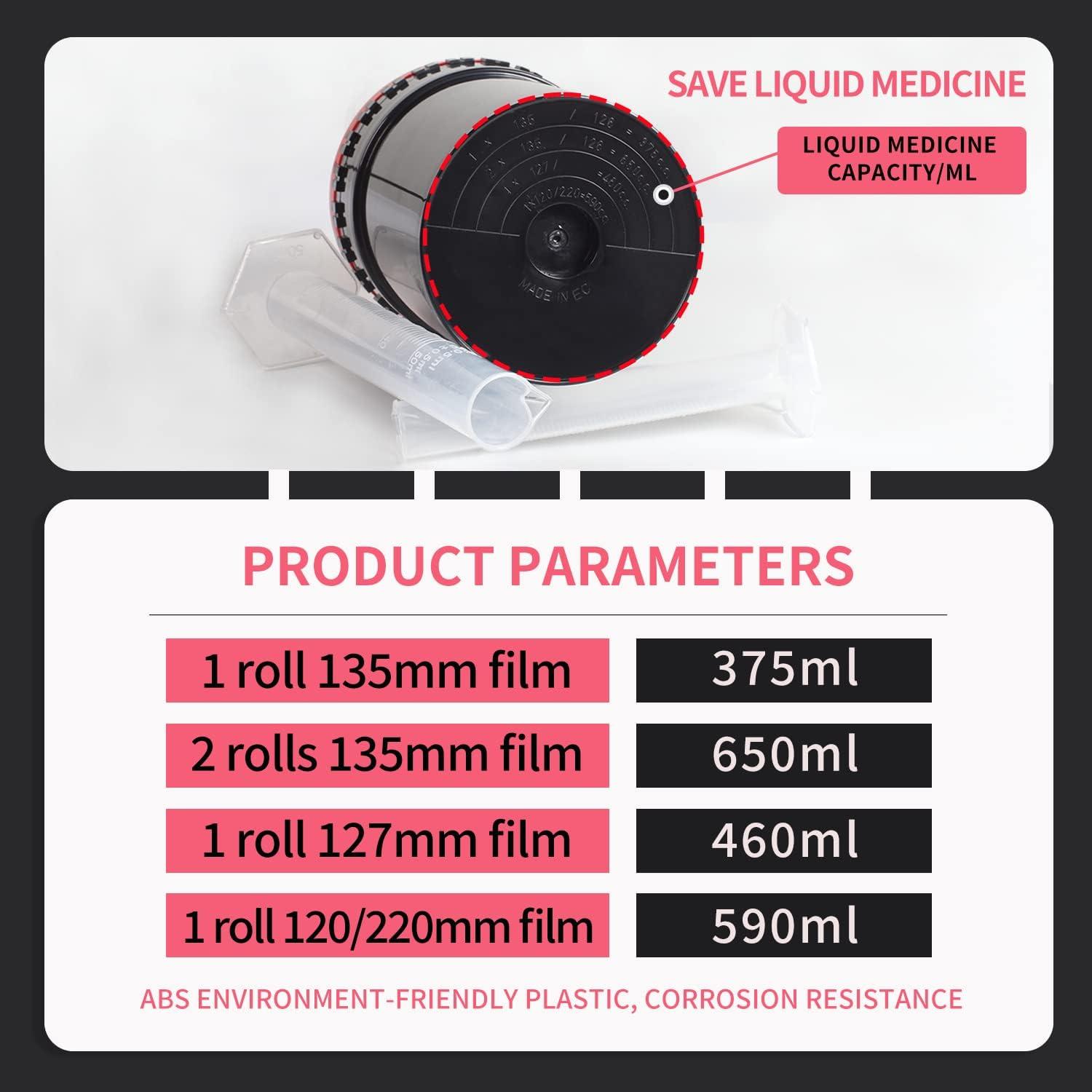 Universal Compact Developing Tank with 2 Spiral Reel for 120 135 126 ...