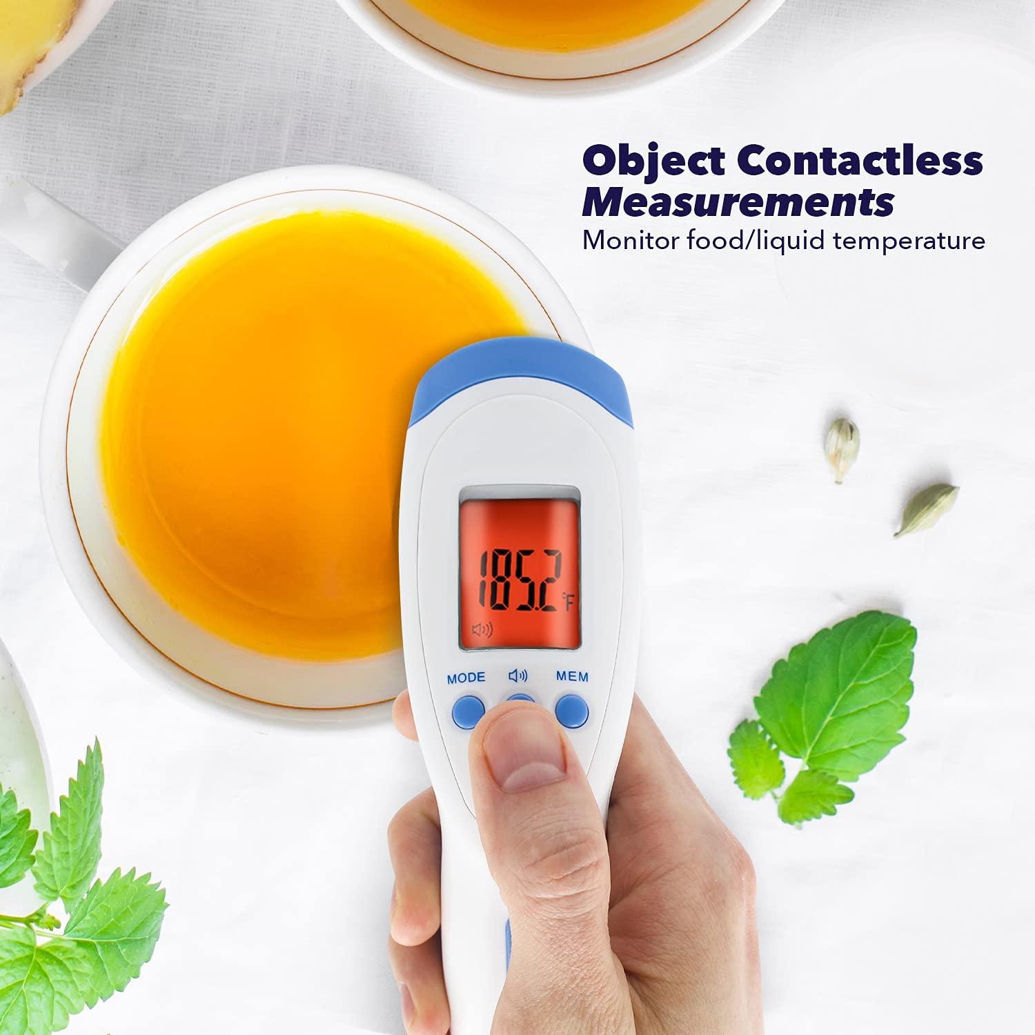 Equinox Digital Forehead Thermometer - No Touch Thermometer for Adults ...