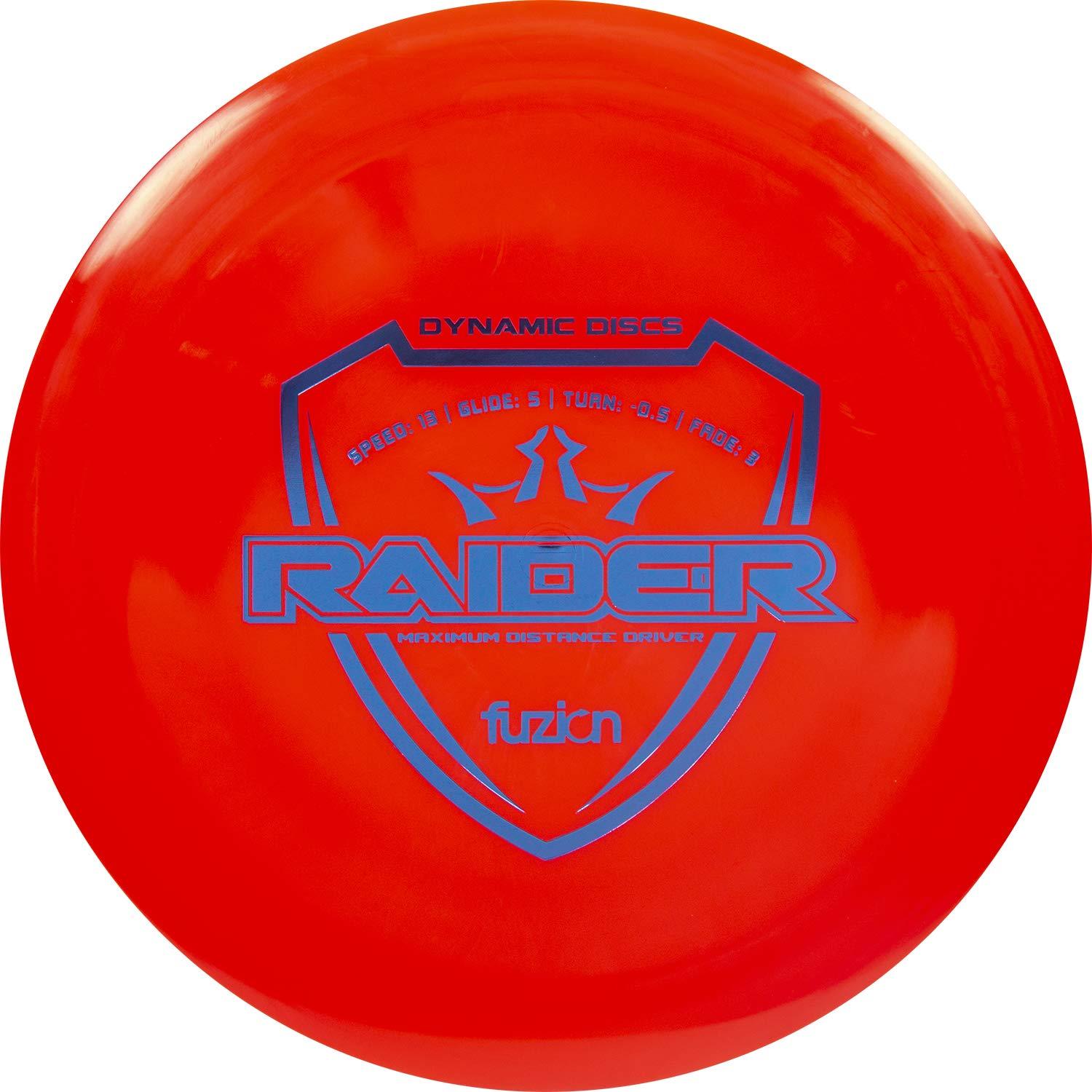 Dynamic Discs Fuzion Raider Disc Golf Driver 170g+ | Maximum Distance ...