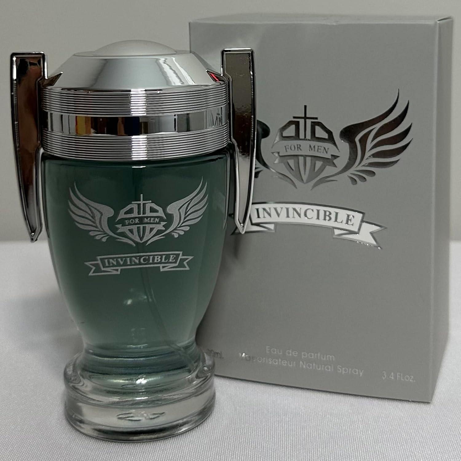 Invincible For Men Eau de Parfum Natural Spray 3.4 Fl Oz