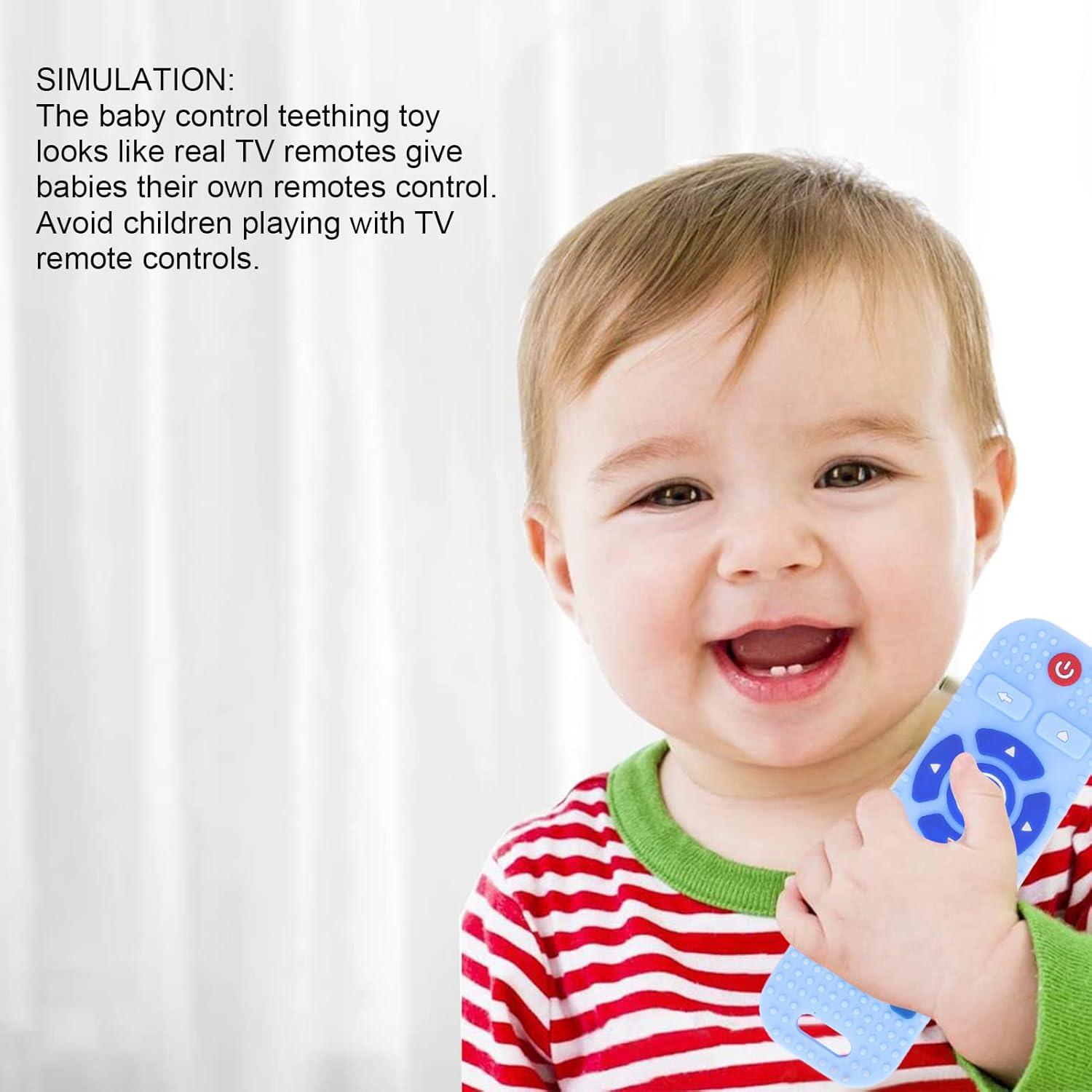 Buy Safe & Fun Cartoon Texture TV Control Biting Toys for Toddlers ...