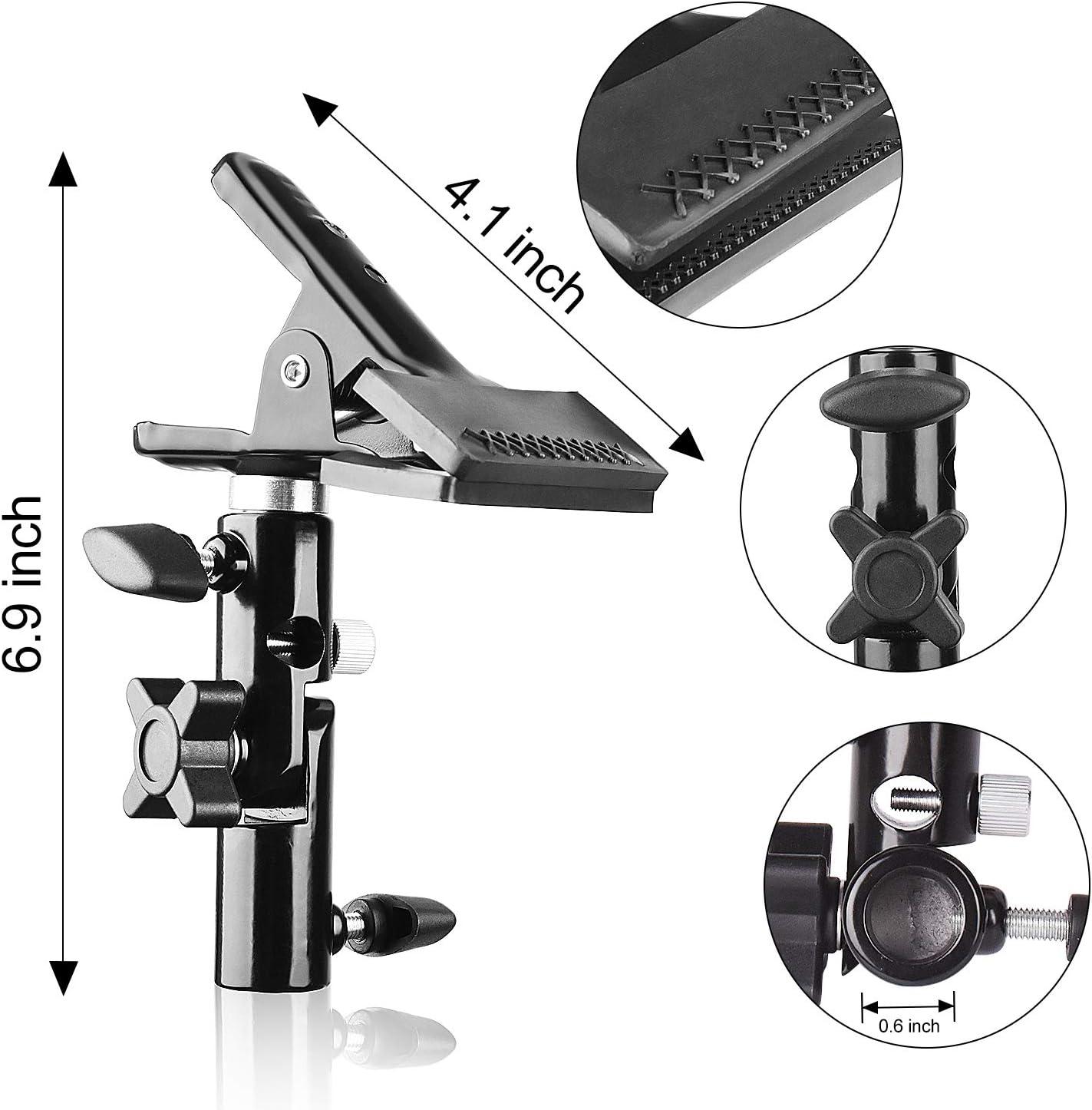 EMART 8.5FT Light Stand Kit with 5/8 Reflector Holder - Heavy Duty ...