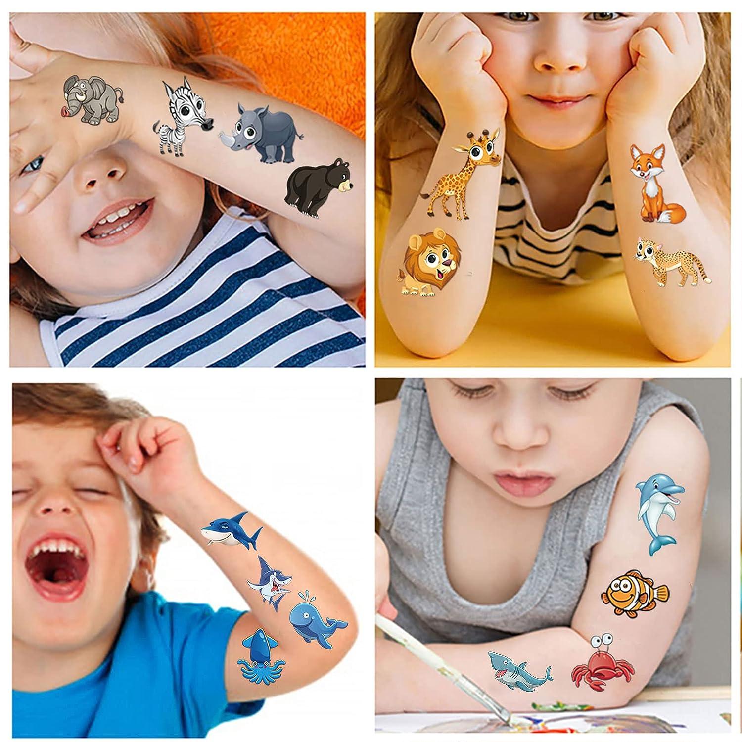 60 Sheets 800 Styles Temporary Tattoos for Kids - Waterproof Tattoo ...
