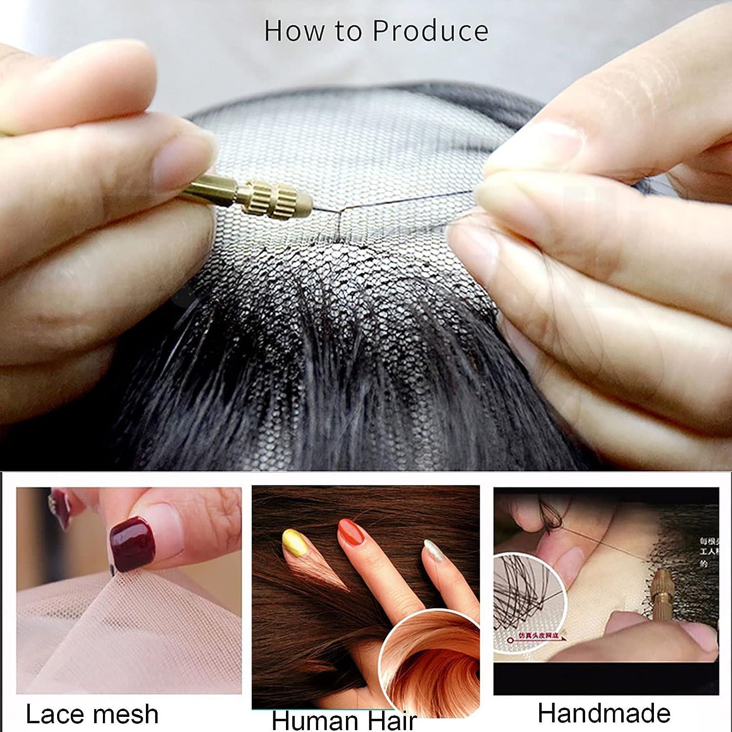 Realistic Hand Tied Human Hair Fake Beard - Brown - For Men's Makeup ...