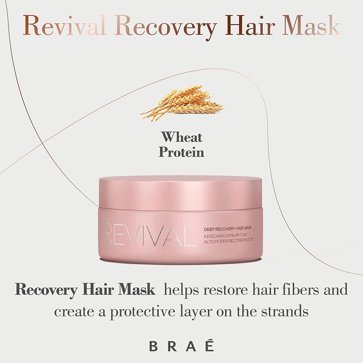 Revival Deep Recovery Hair Mask 7.05 oz - Intensive Hydrating Treatment ...