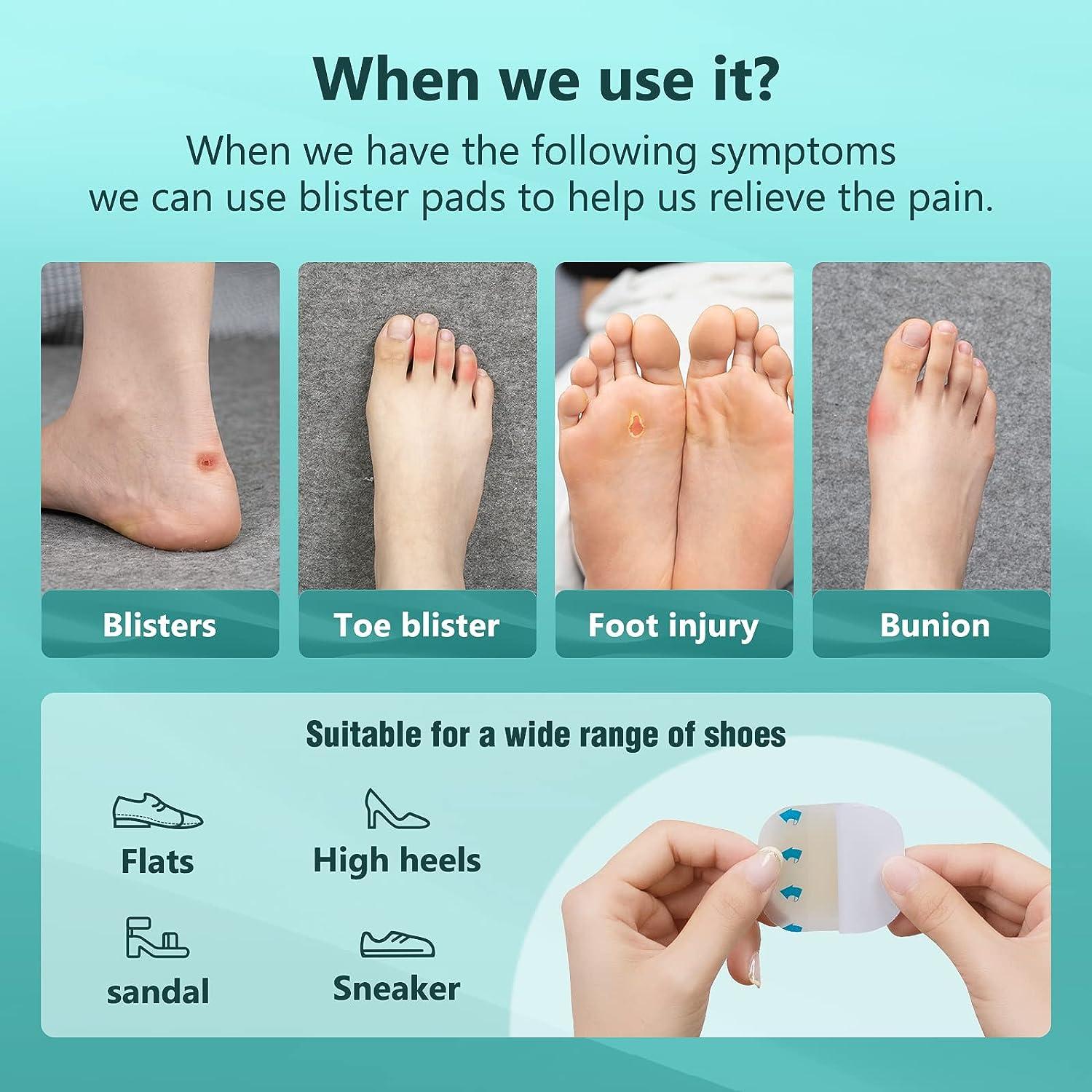 TENICORE Bunion Pads - Bunion Relief and Blister Pads for Women and Men ...