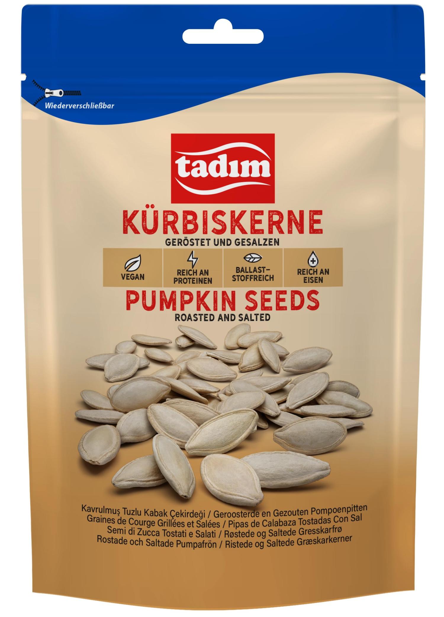 TADIM Roasted & Salted Pumpkin Seeds - 10 Packs (10 x 120g ...