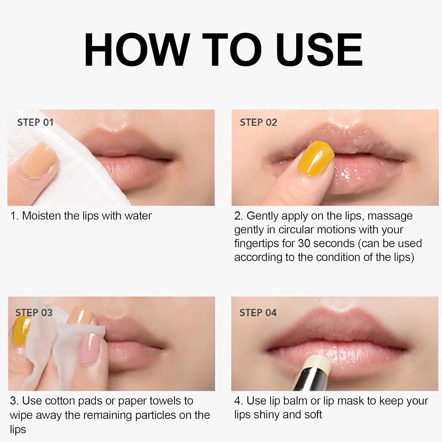 Revitalize Your Lips: Nourishing Lip Peeling Tool - 20g x 4PCs for Dead ...