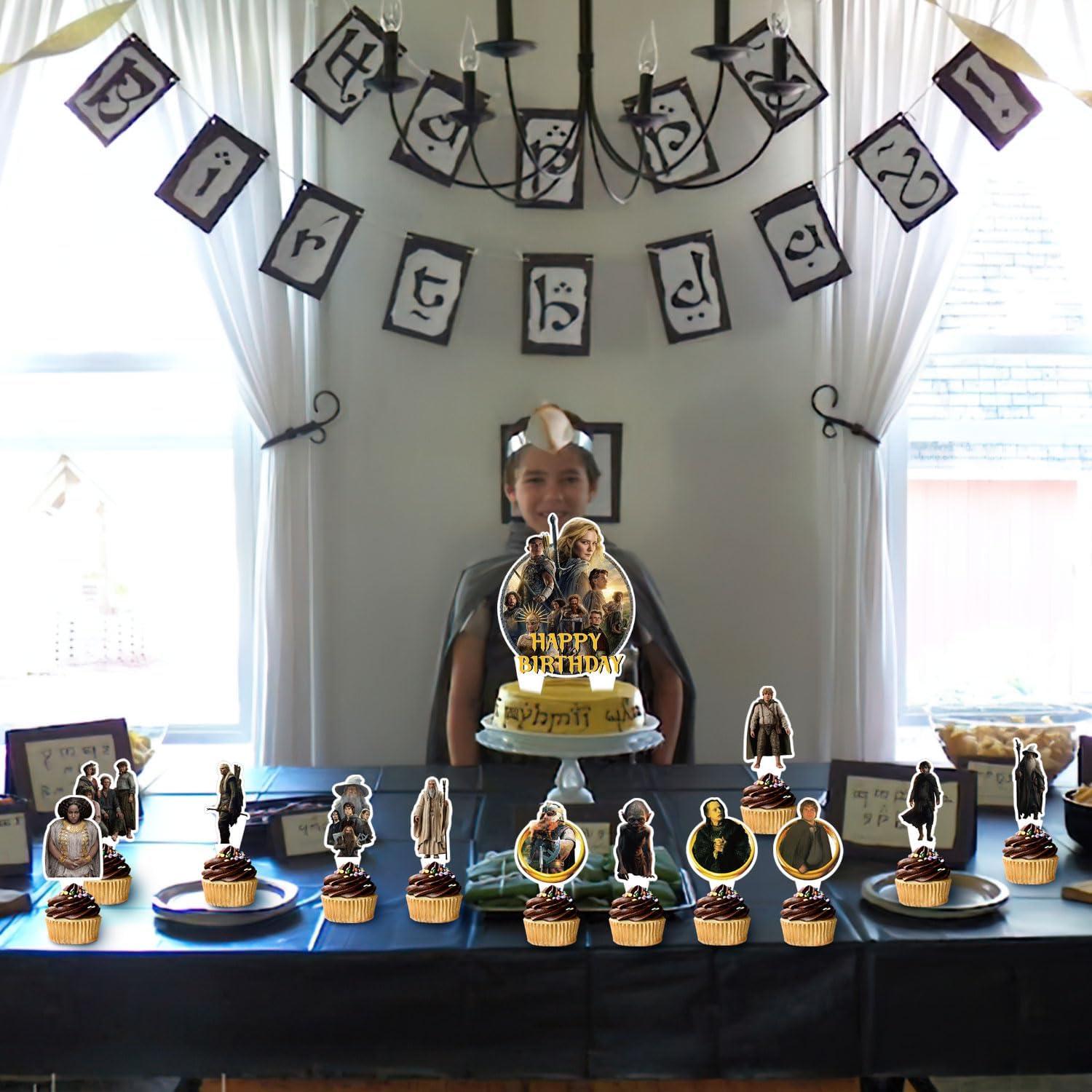 37PCS The Lord of the Rings Cake Decoration The Lord of the Rings Cake ...