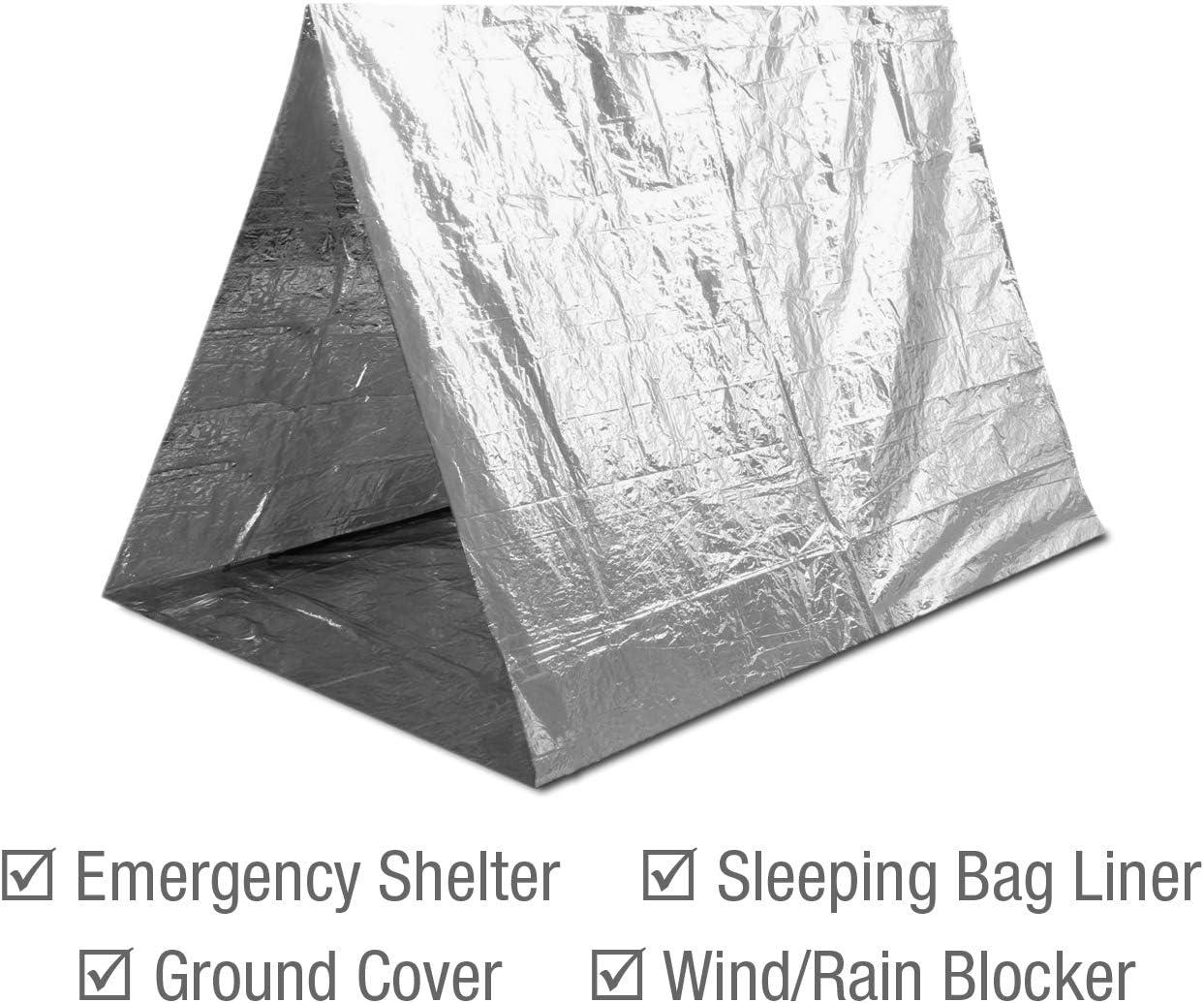 Swiss Safe Emergency Mylar Thermal Blankets - NASA Designed for ...