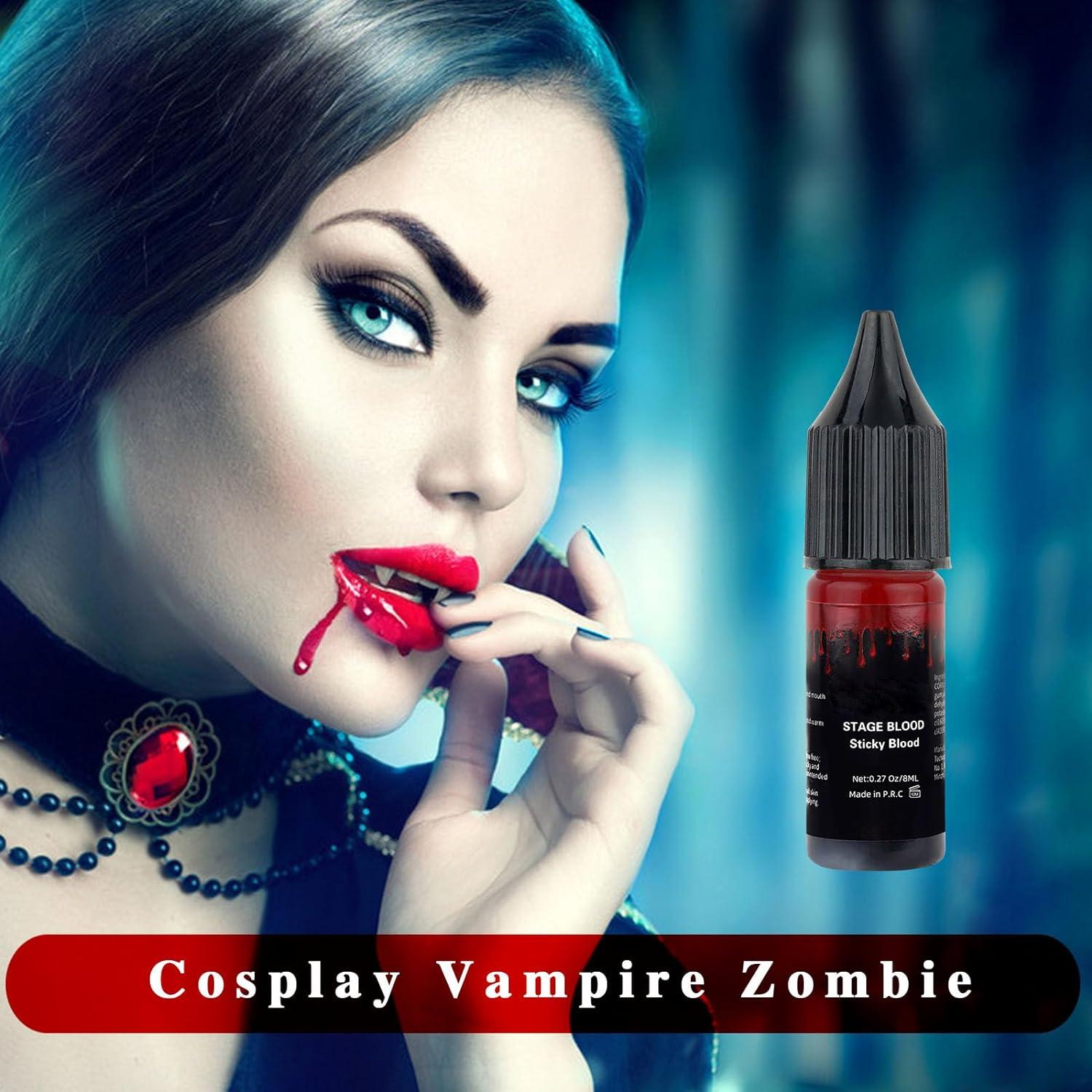 Mysense Washable Fake Blood 0.27 oz | Edible & Realistic Effect for ...