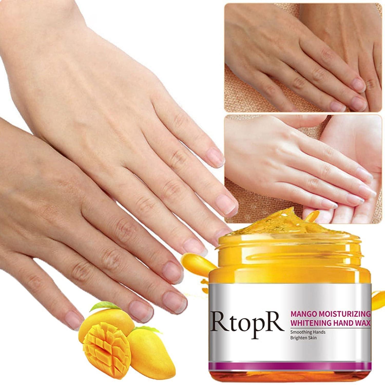 50g Mango Hand Mask - Moisturizing, Exfoliating, & Anti-Aging Hand ...